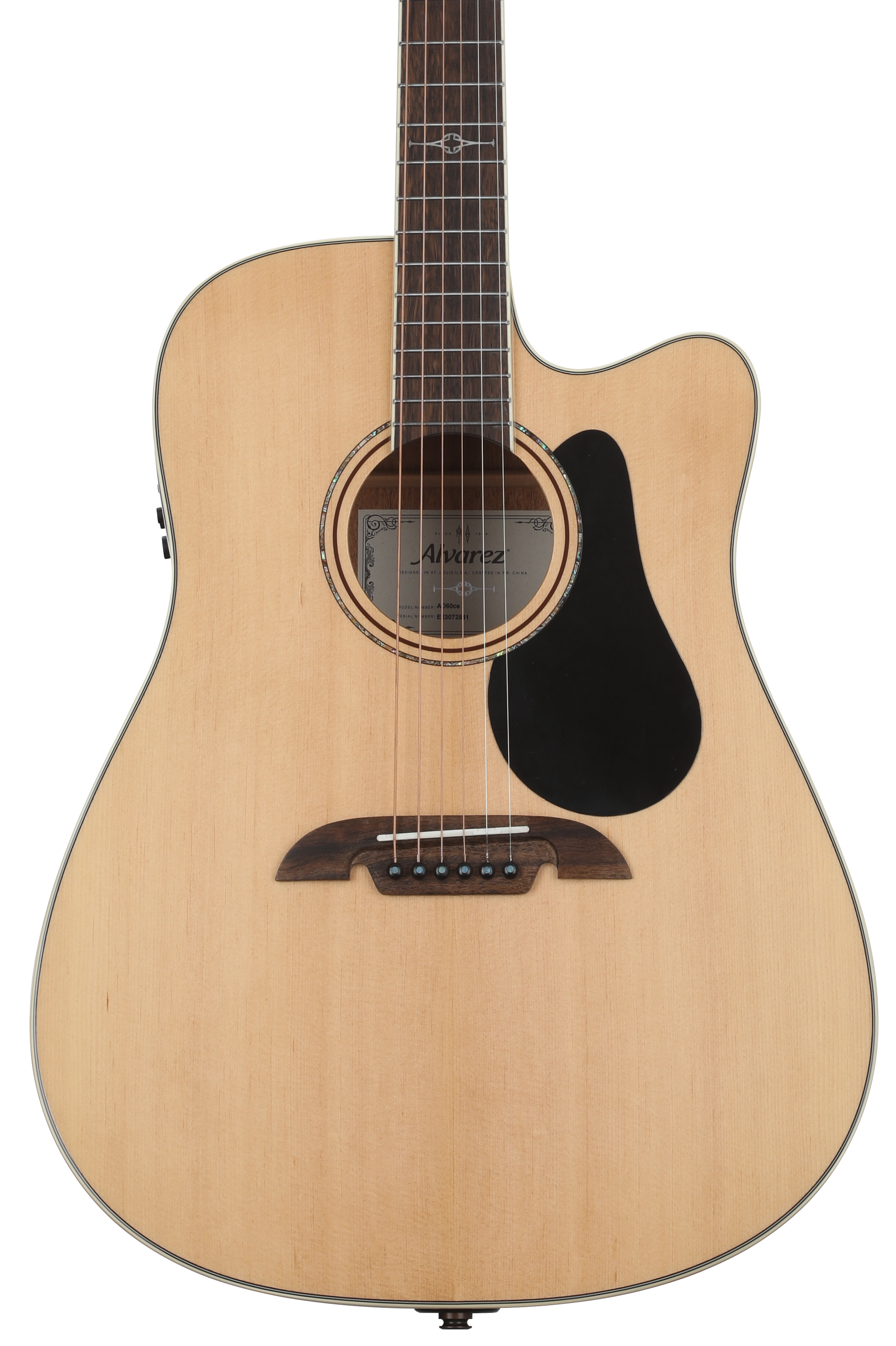 Alvarez AD60CE Artist Series Dreadnought Acoustic-electric Guitar ...