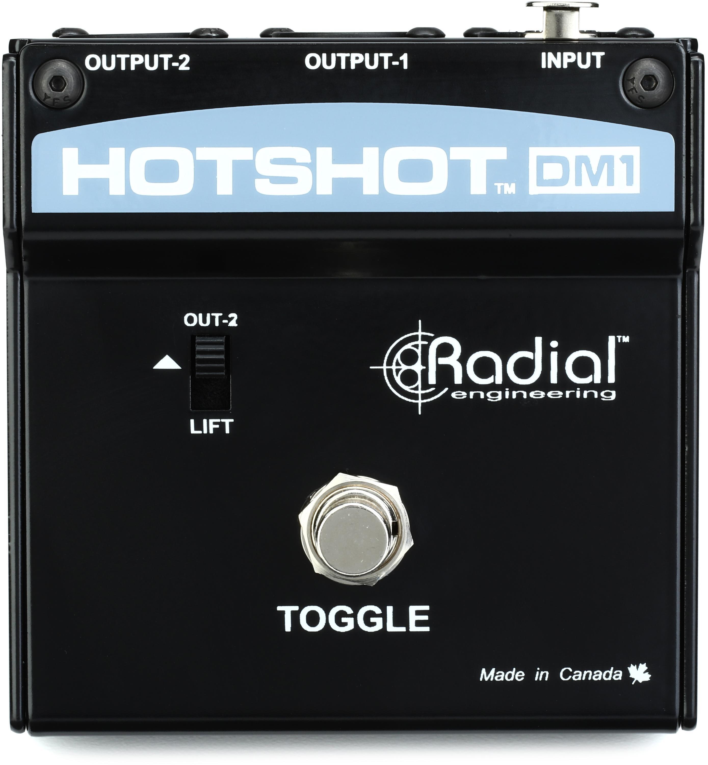 Radial HotShot DM-1 Dynamic Microphone Output Selector / Mute Switch ...