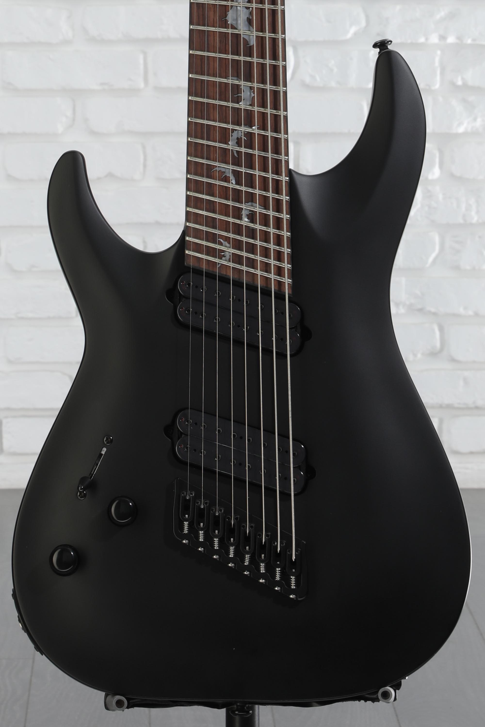 Schecter Damien-8 Multiscale Left-handed 8-string Electric Guitar ...