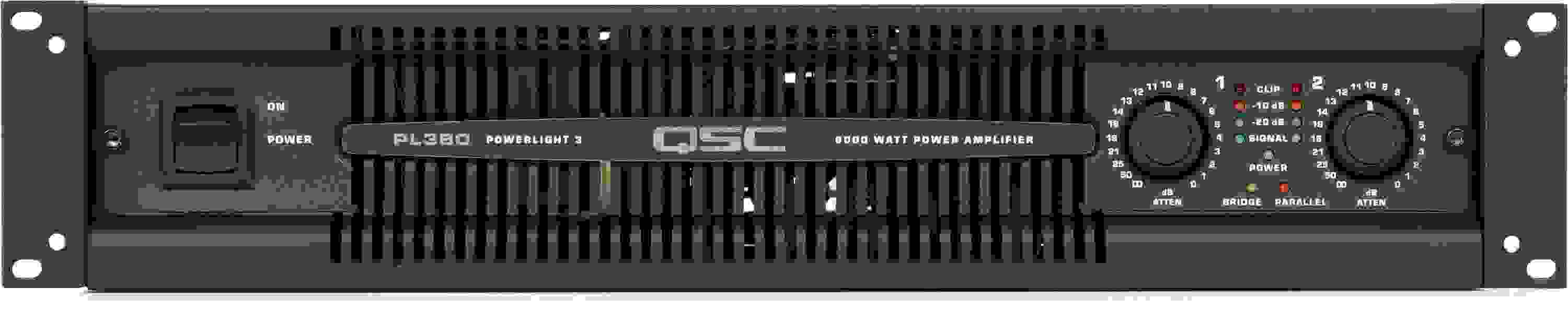 QSC PL380 2,500-watt 2-channel Power Amp | Sweetwater
