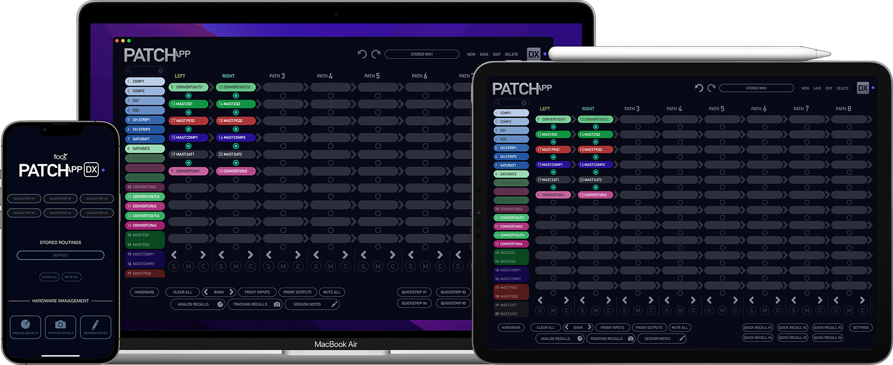 Flock Audio Patch App DX Hardware Management Software | Sweetwater