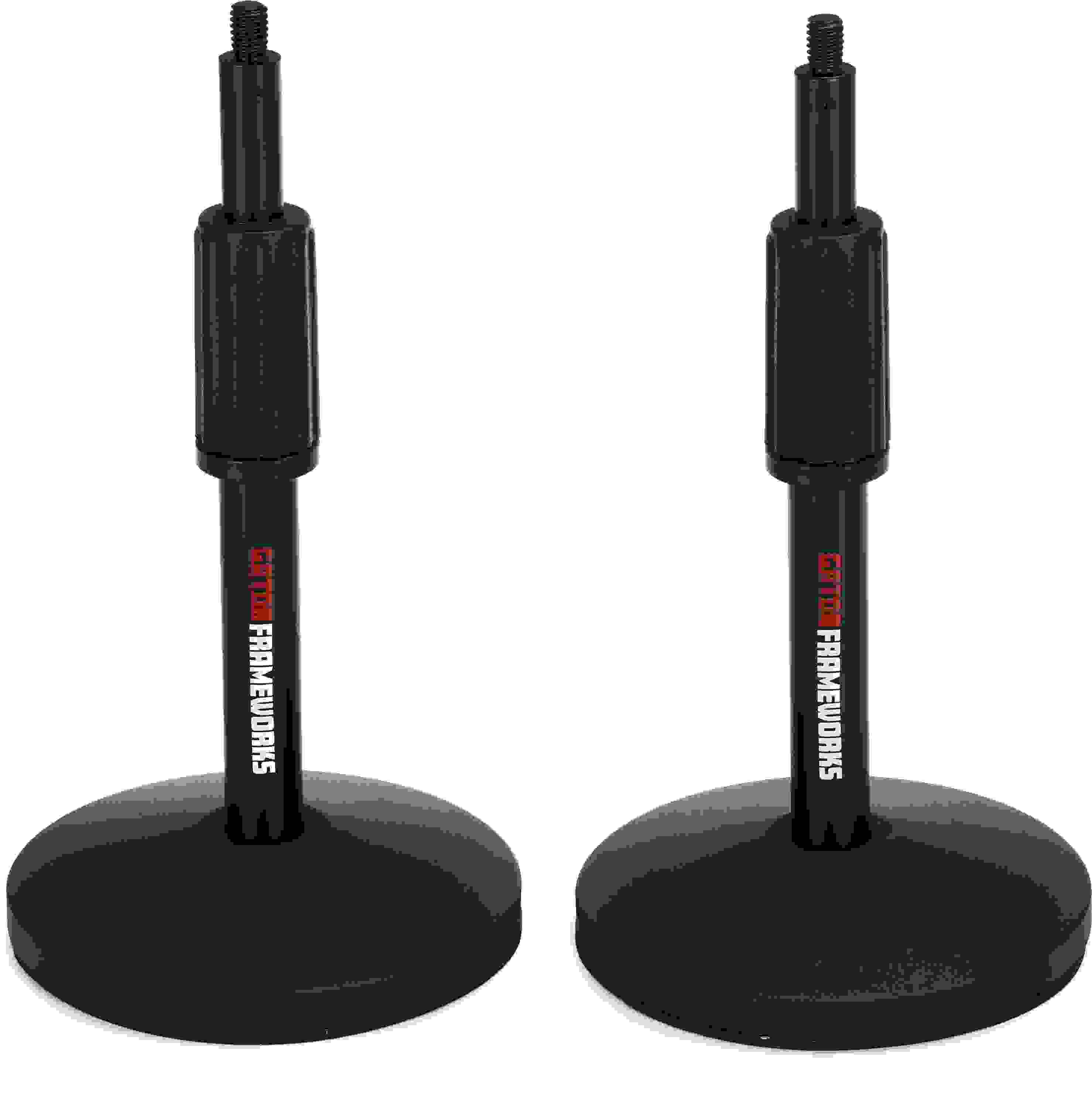 Gator Frameworks GFW-MIC-DESKTOP-2PK Desktop Mic Stand 2-pack with XLR ...