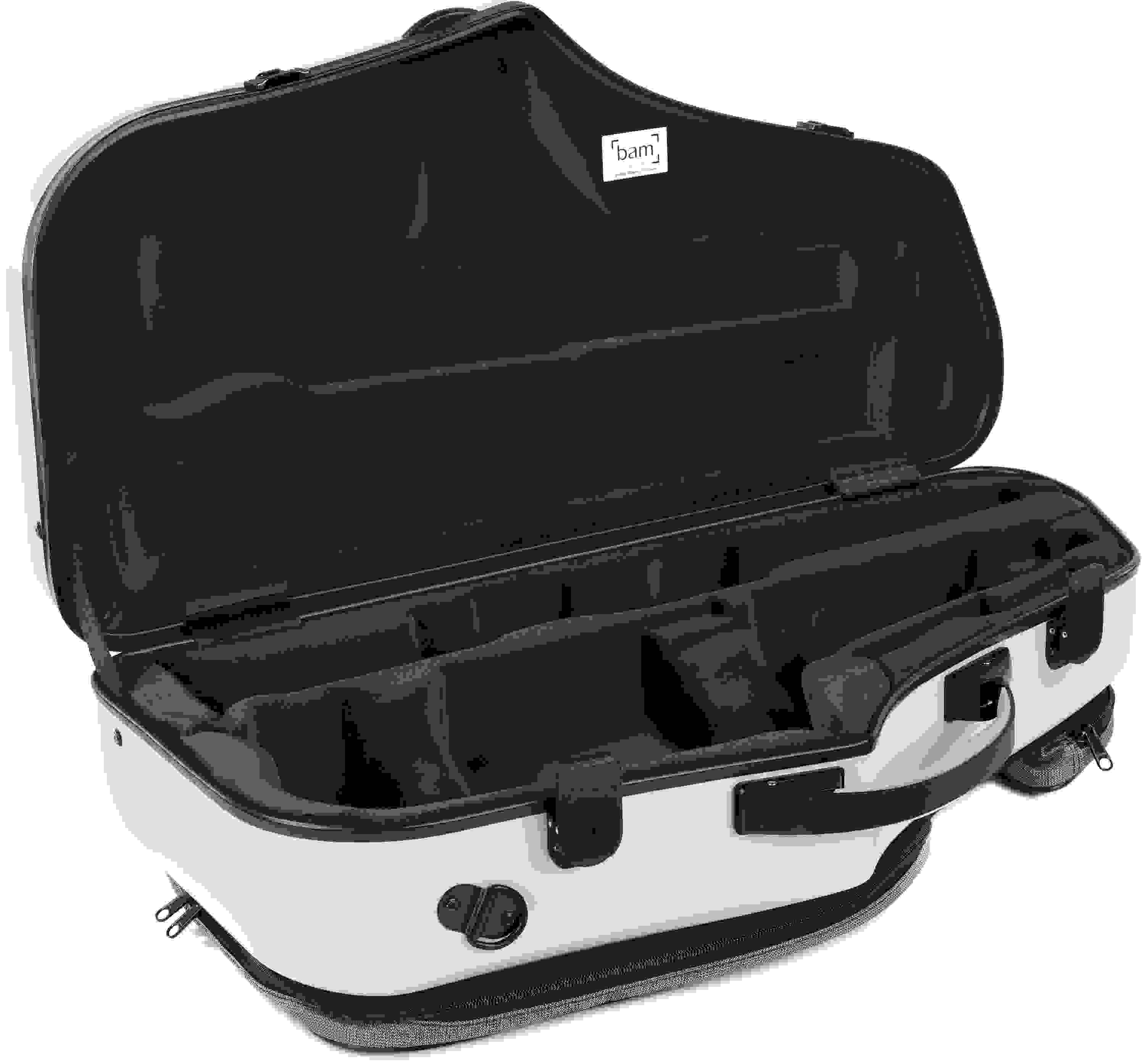 BAM 4120XL Hightech Alto and Soprano Saxophone Case - Light Grey ...