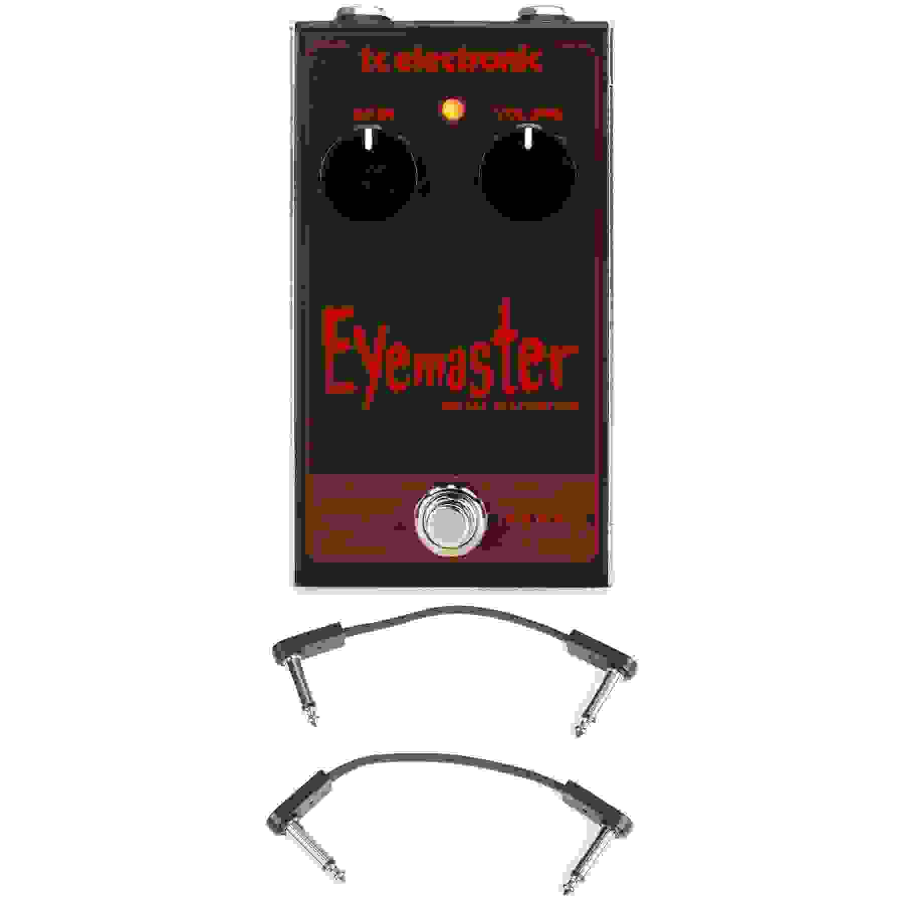 TC Electronic Eyemaster Metal Distortion Pedal with EBS Patch Cables ...