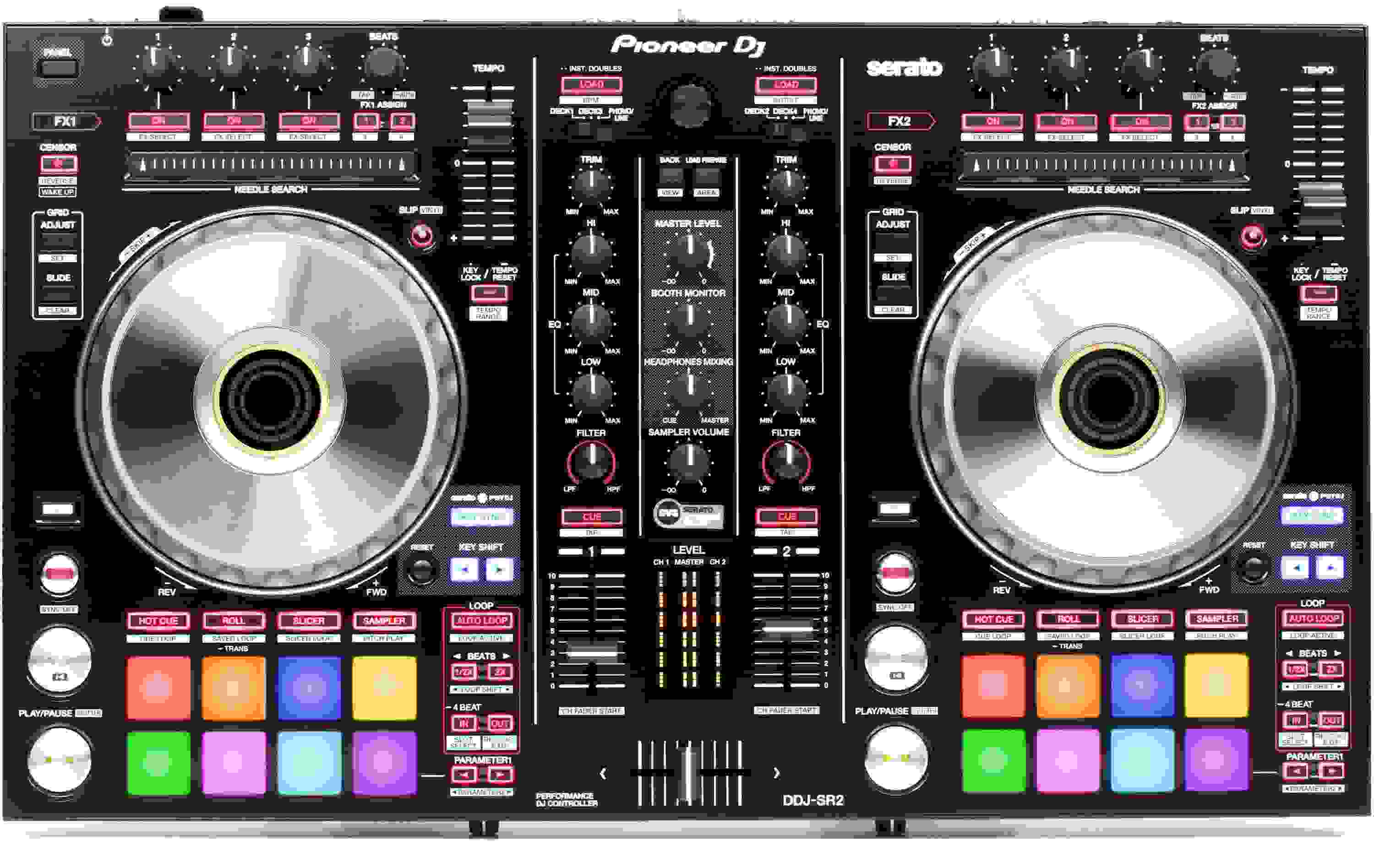 Pioneer DJ DDJ-SR2 2-deck Serato DJ Pro Controller | Sweetwater