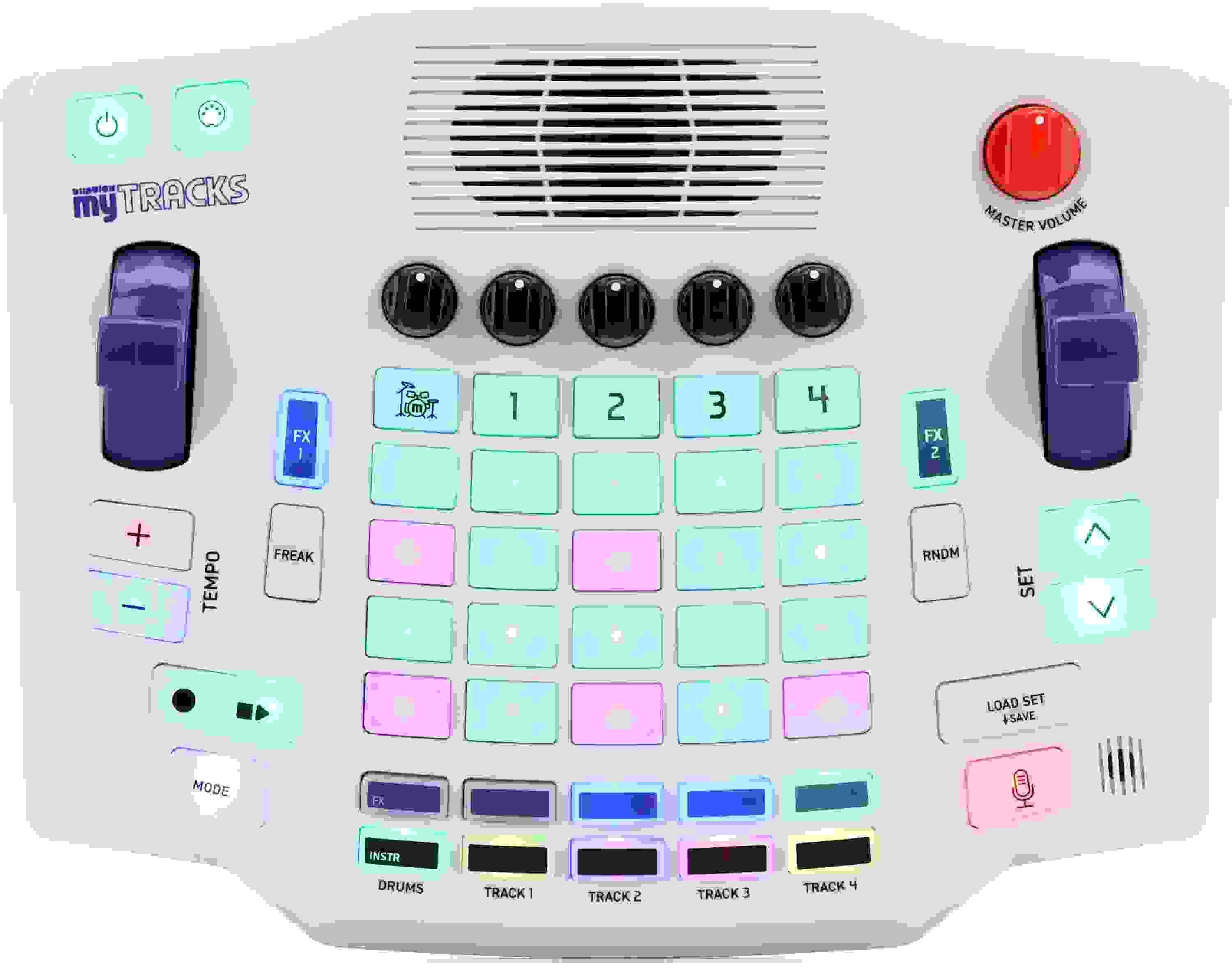 BlipBlox myTRACKS Sequencer, Sampler, and Drum Machine | Sweetwater