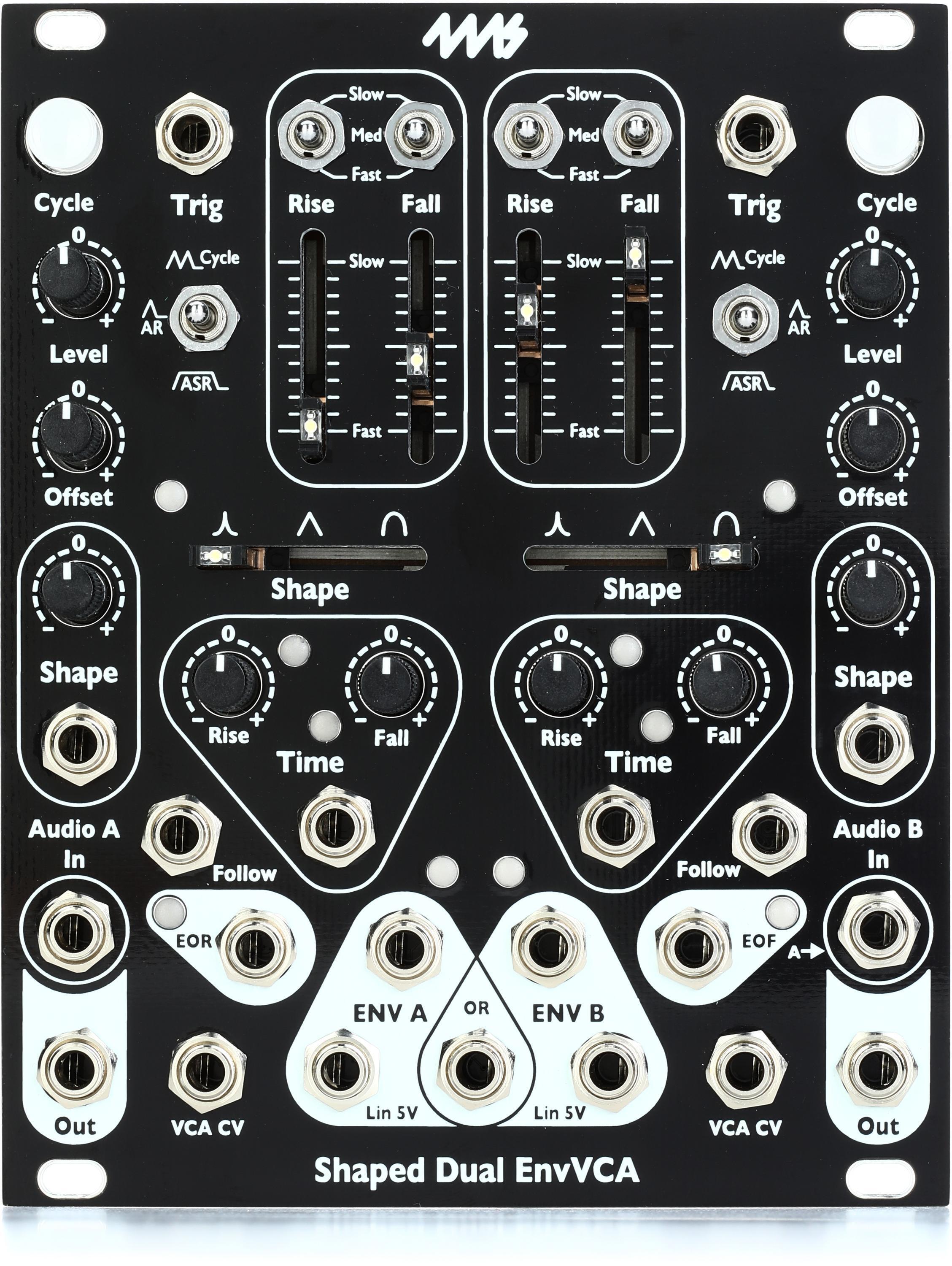 4ms Dual-shaped EnvVCA Eurorack Module - 20HP | Sweetwater