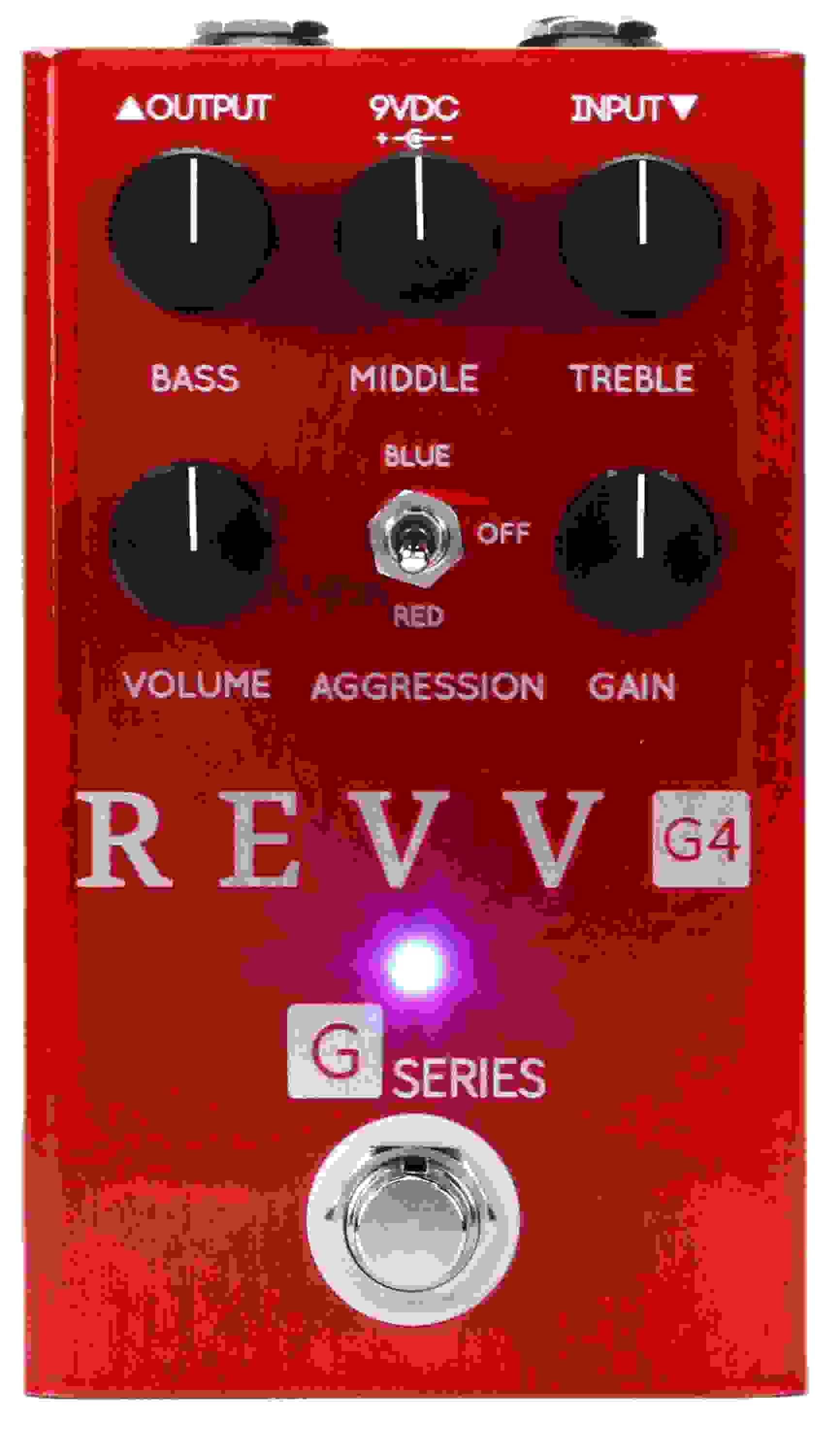 Revv G4 Red Channel Preamp/Overdrive/Distortion Pedal | Sweetwater