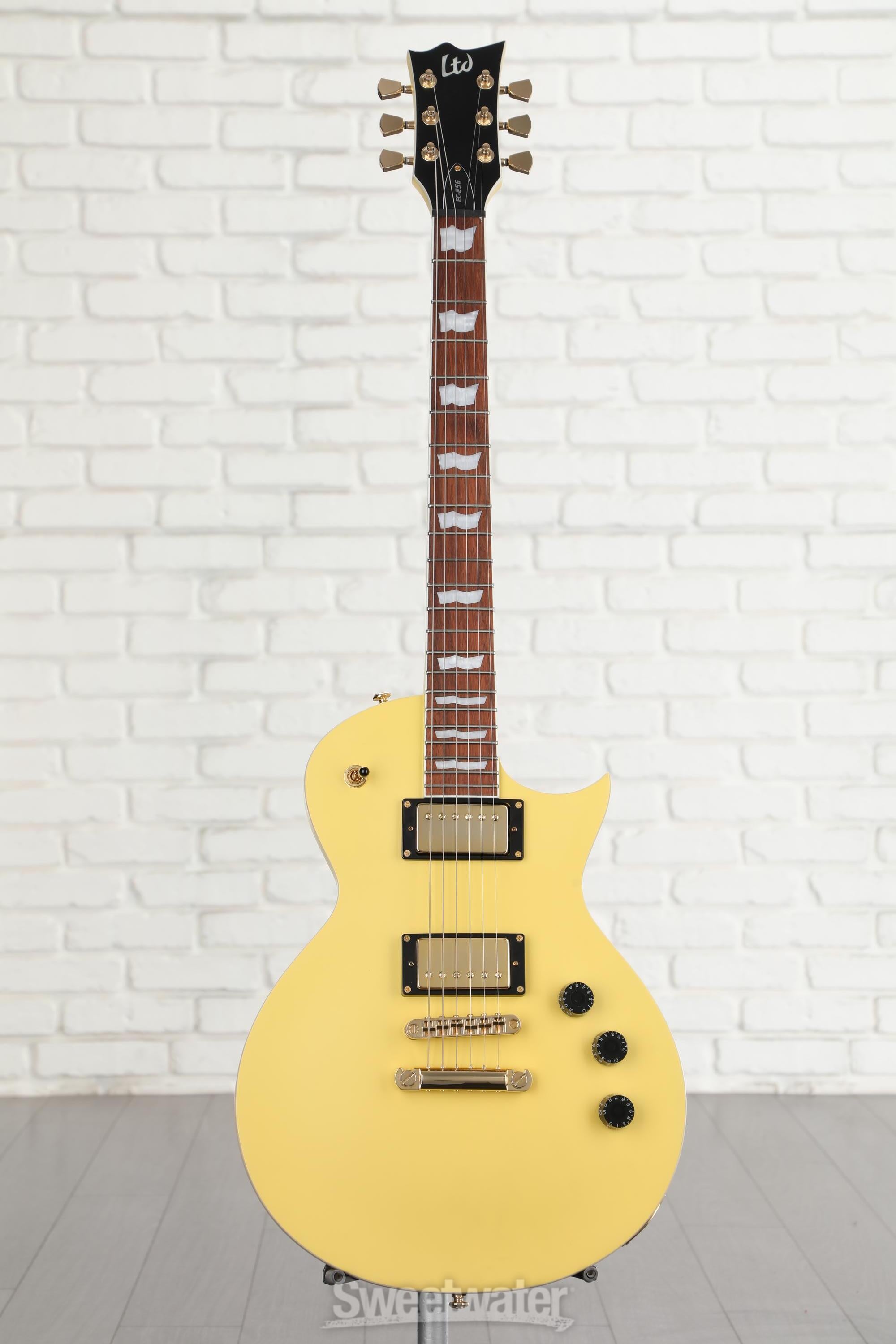 ESP LTD Eclipse EC-256 Electric Guitar - Vintage Gold Satin | Sweetwater