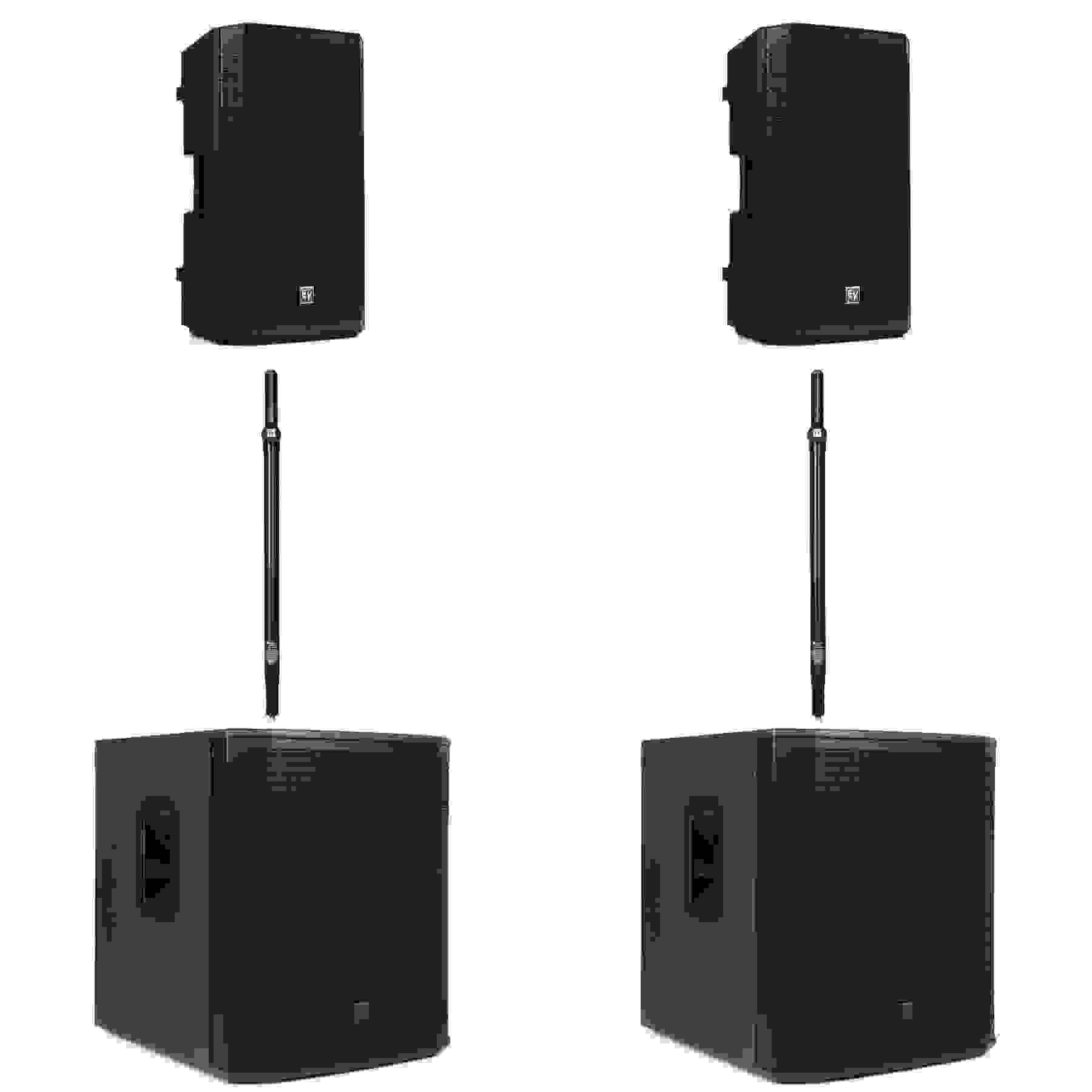 Electro-Voice ELX200-12P 12 inch Powered Speaker and ELX200-18SP 18 ...