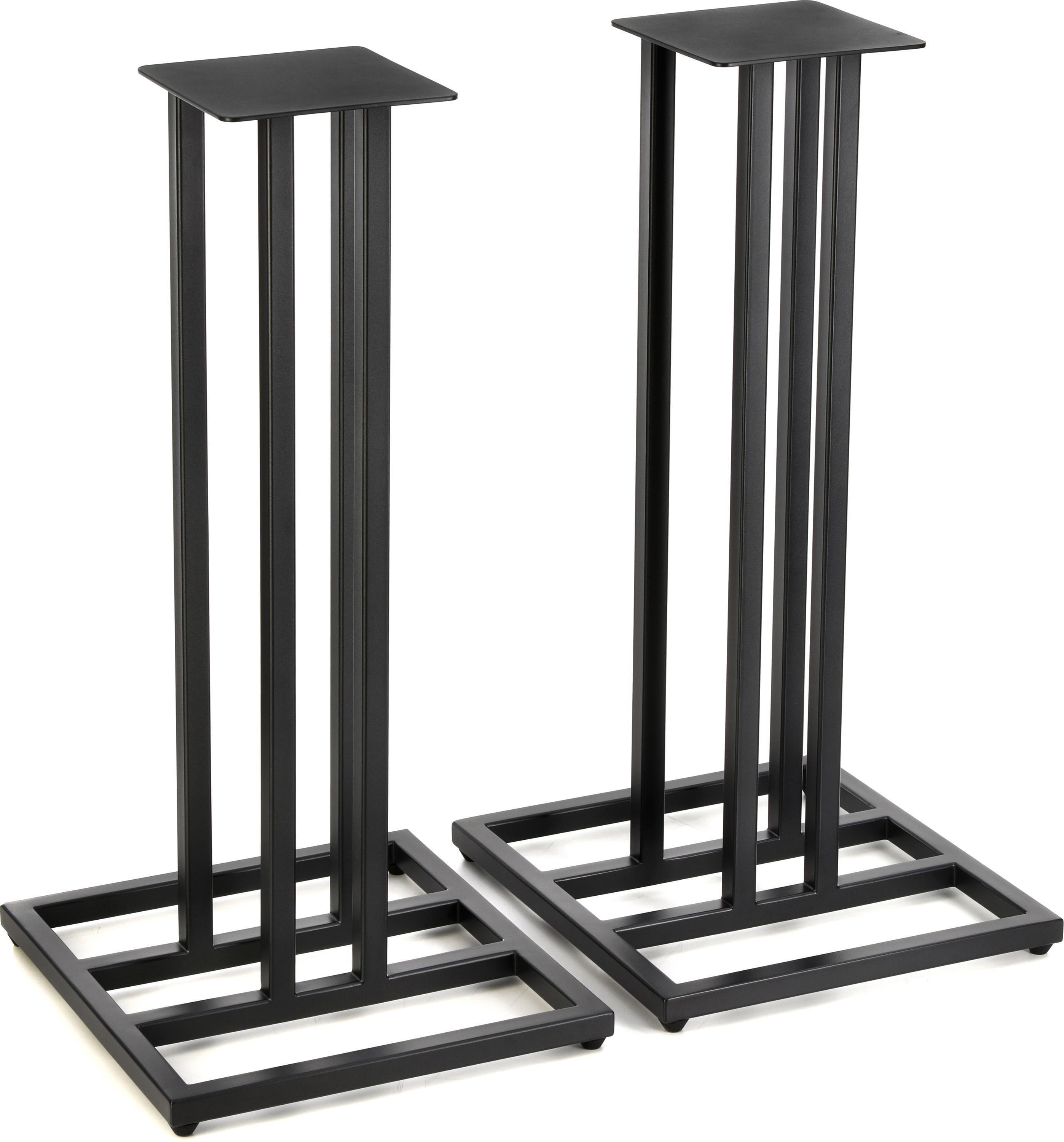 JBL JS-65 Stand for 5.25- and 6.5-inch Bookshelf and Monitor Loudspeakers (Pair) - Black ...