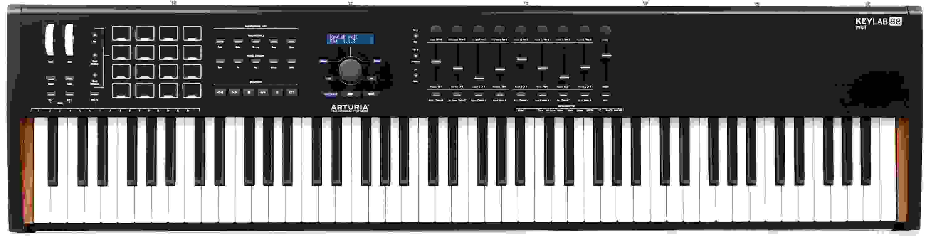 Arturia KeyLab 88 MkII 88-key Weighted Keyboard Controller - Black ...