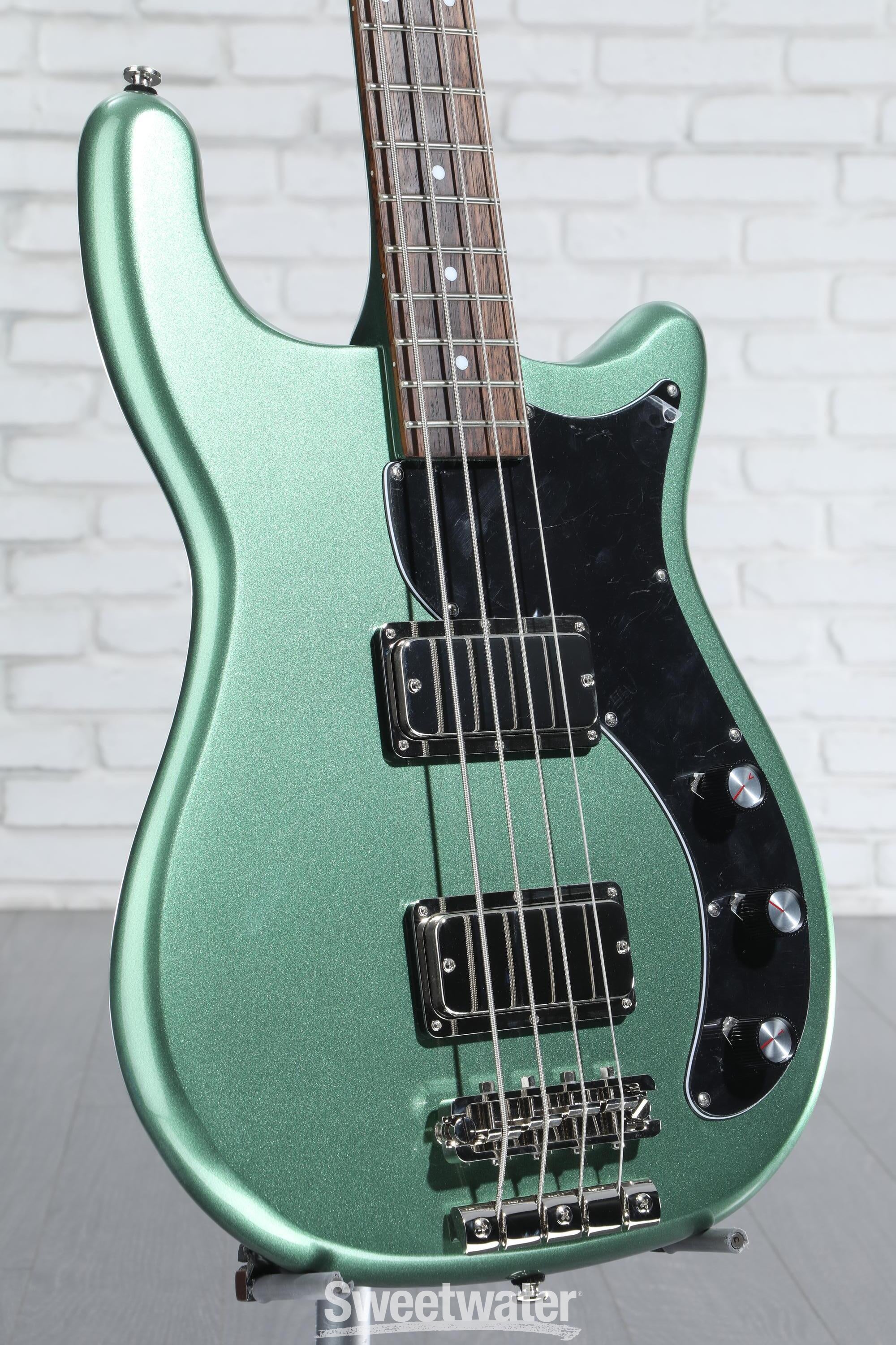 Epiphone Embassy Bass Guitar - Wanderlust Green Metallic | Sweetwater