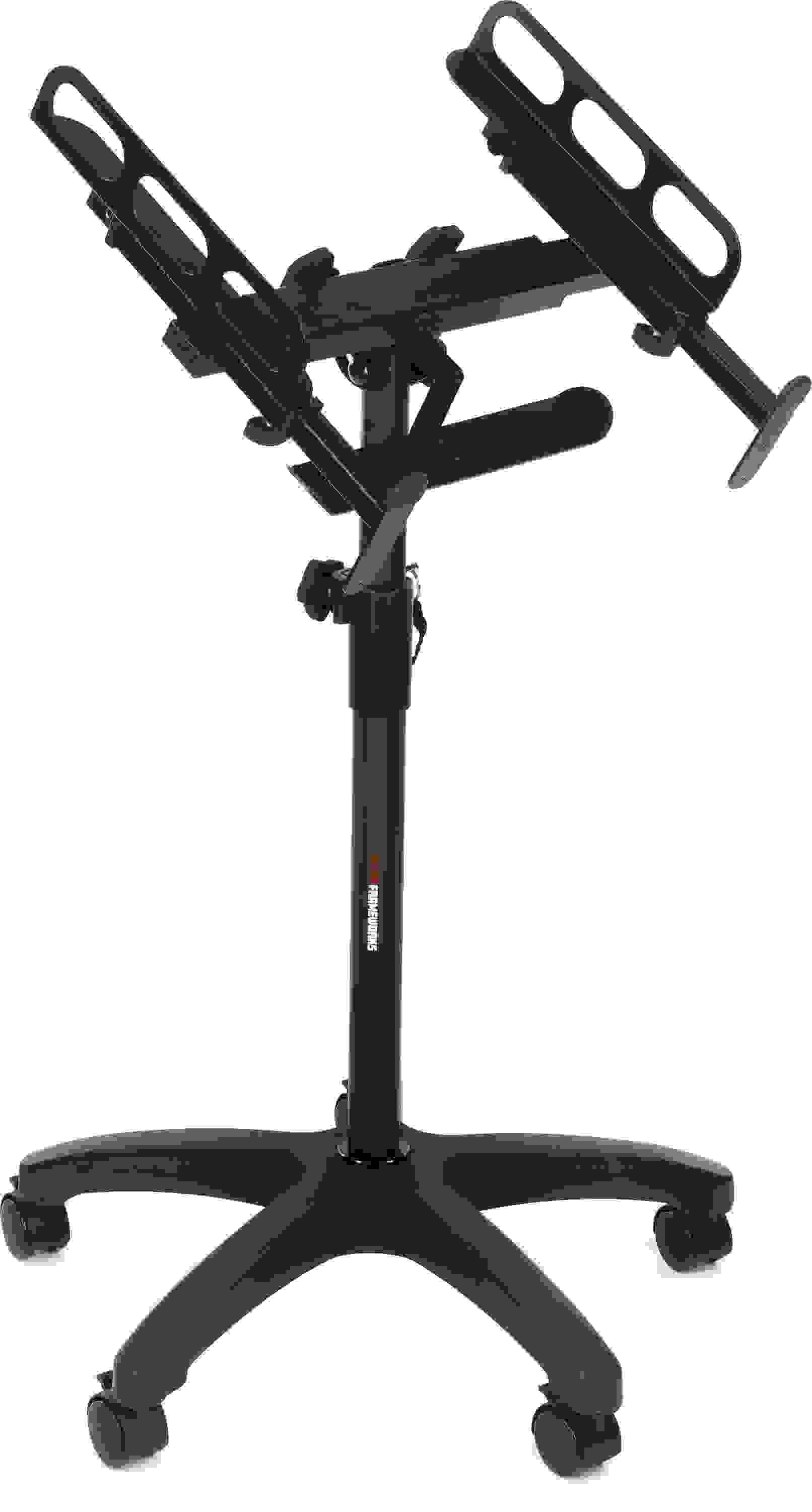 Gator Frameworks GFW-MIXERCART-0400 Adjustable Wheeled Mixer Stand ...