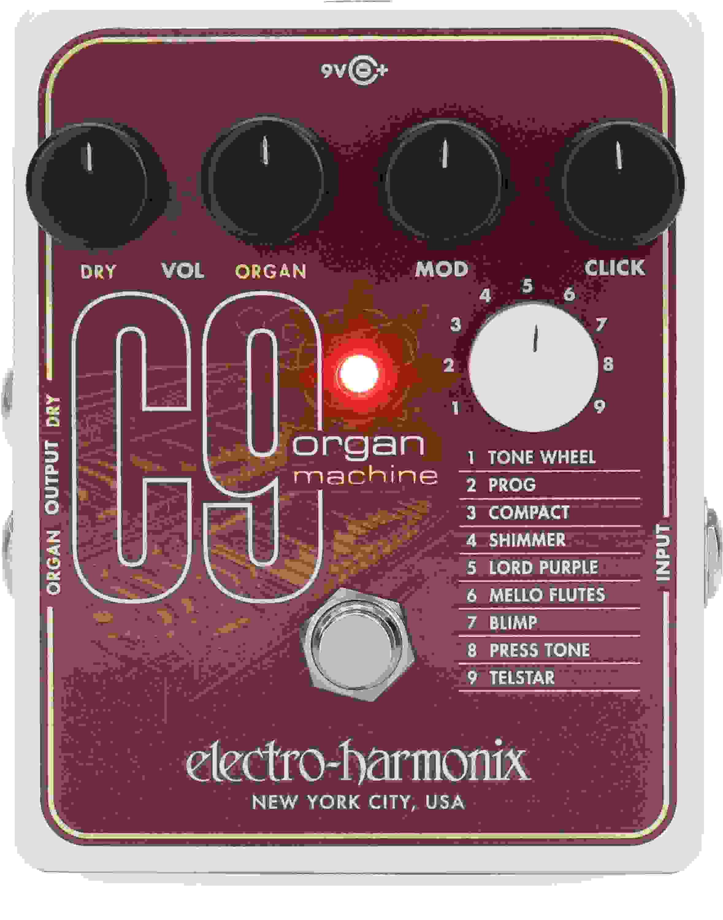 Electro-Harmonix C9 Organ Machine Guitar Effect Pedal | Sweetwater