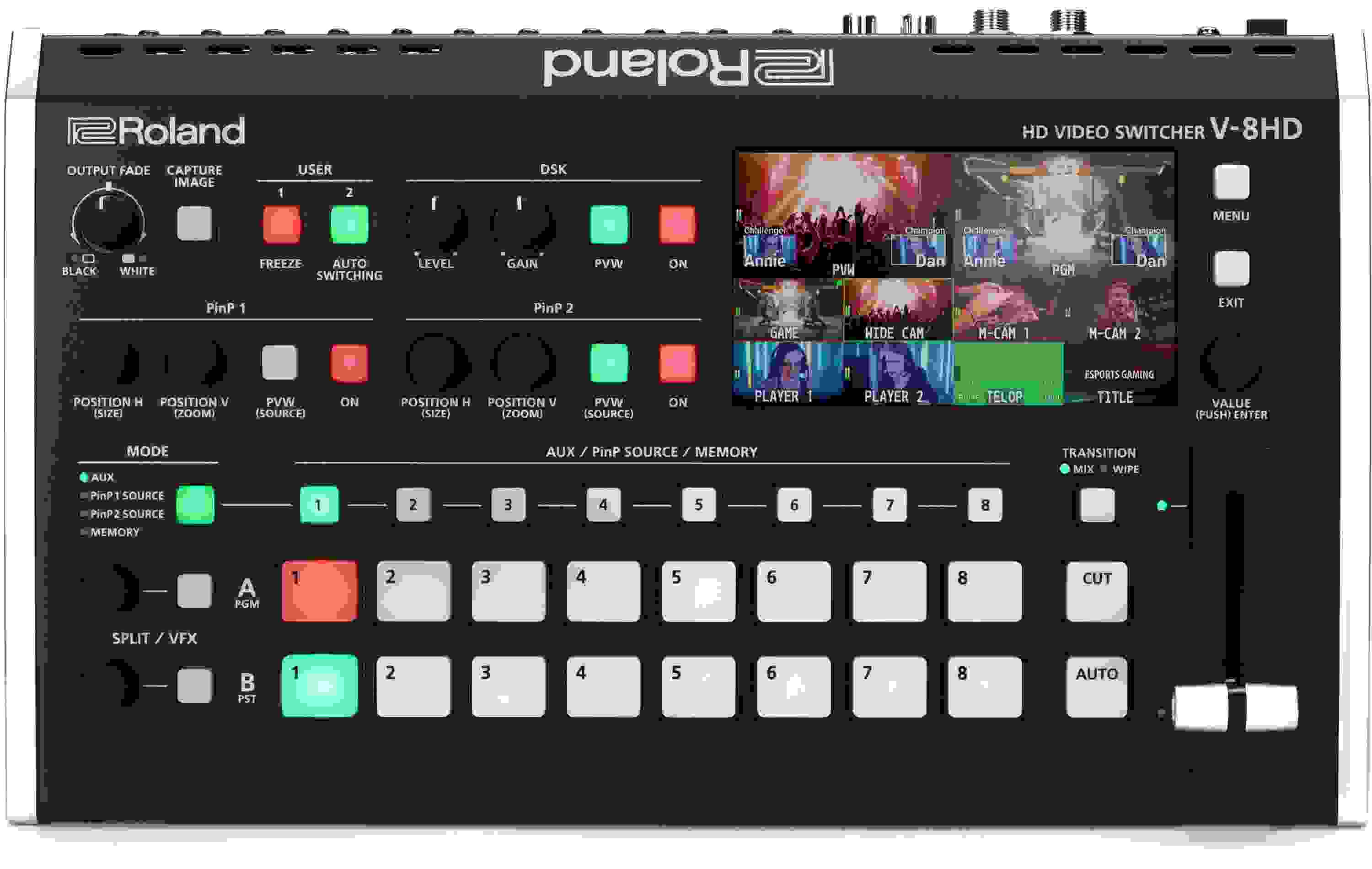 Roland V-8HD 8-channel HD Video Switcher | Sweetwater