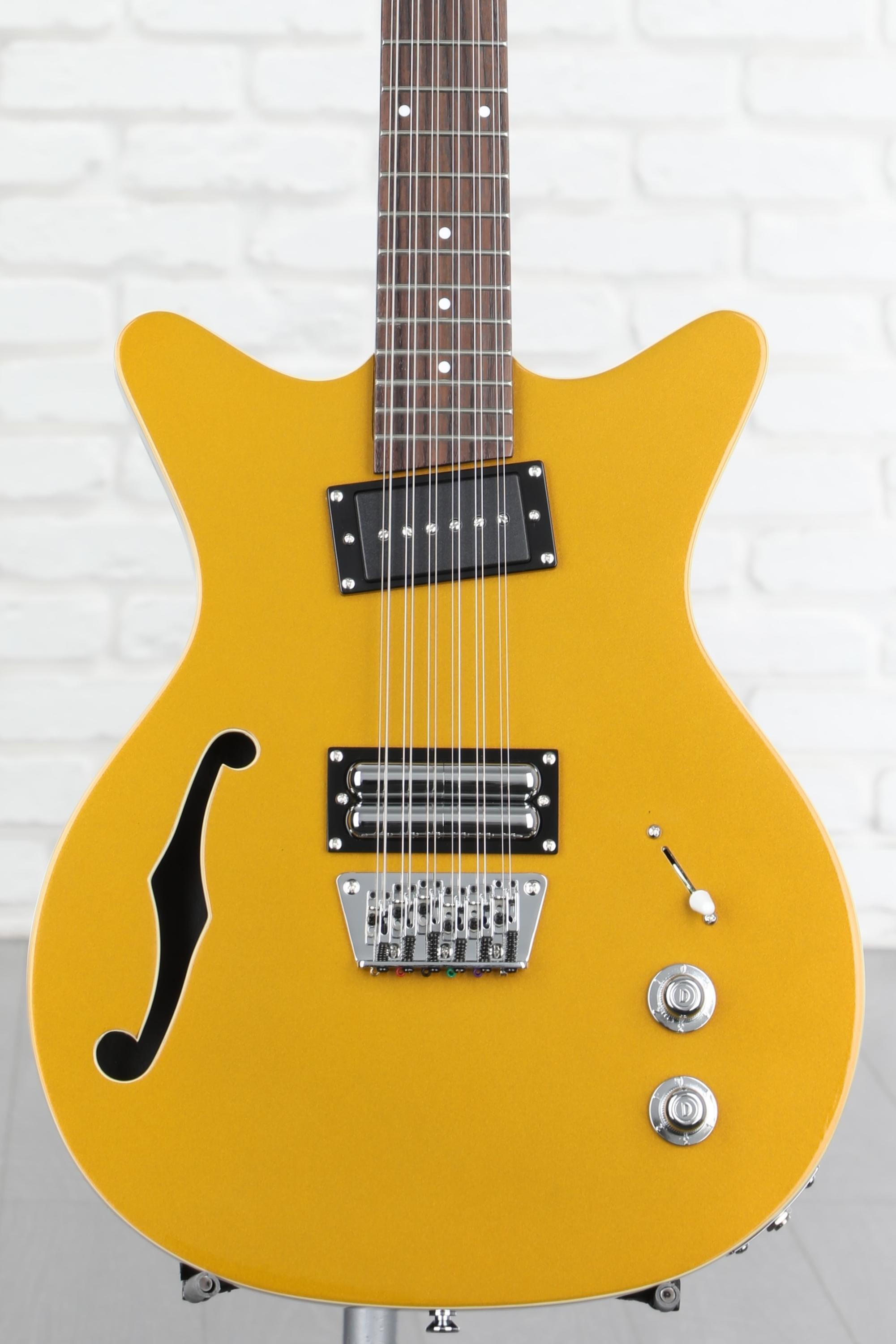 Danelectro Fifty Niner 12-string Semi-hollowbody Electric Guitar - Gold ...