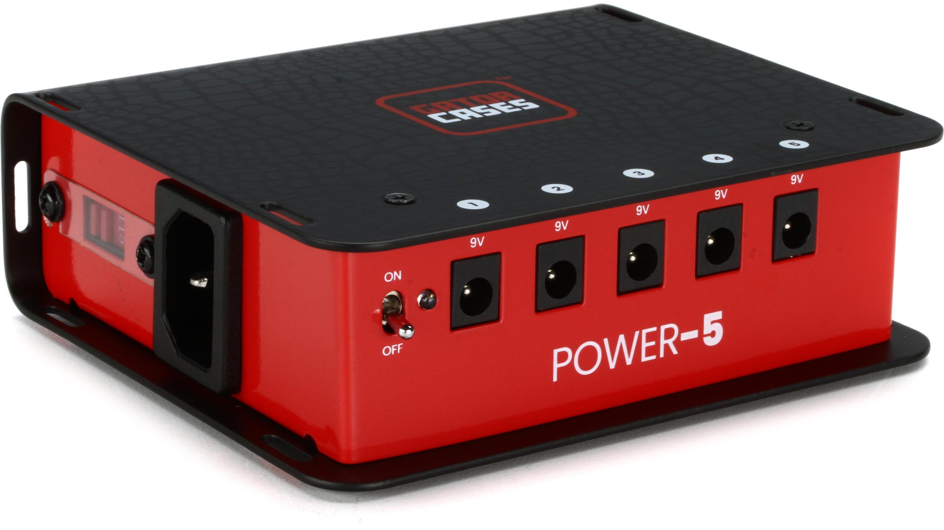 Gator GTR-PWR-5 Pedalboard Power Supply | Sweetwater