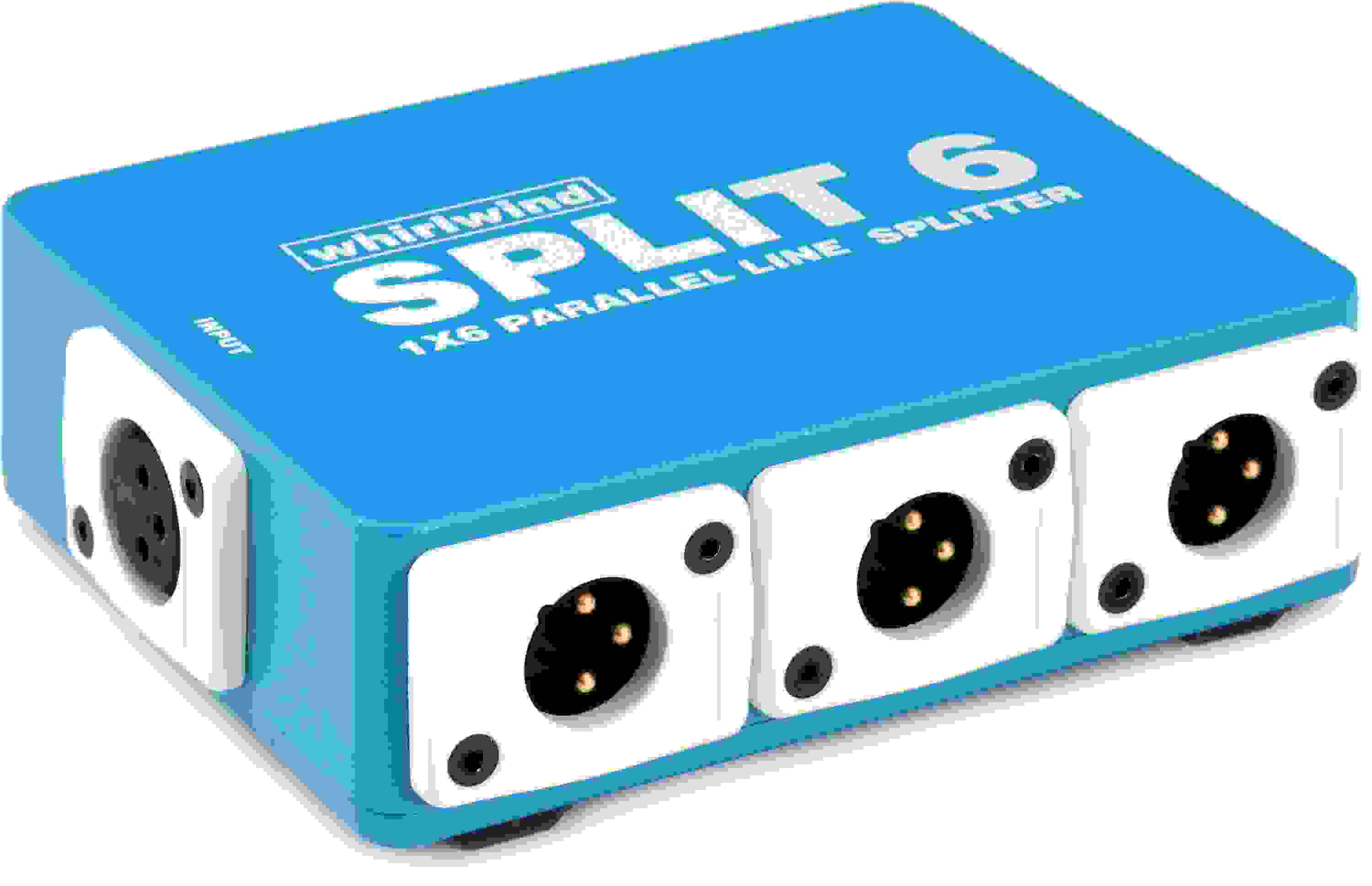 Whirlwind SPLIT 6 Line Level Parallel Splitter | Sweetwater