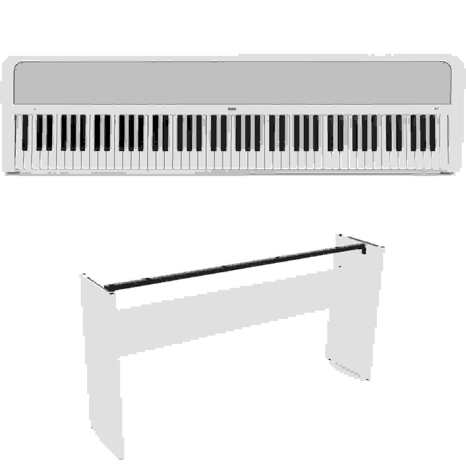 Korg B2 Digital Piano with Stand - White | Sweetwater