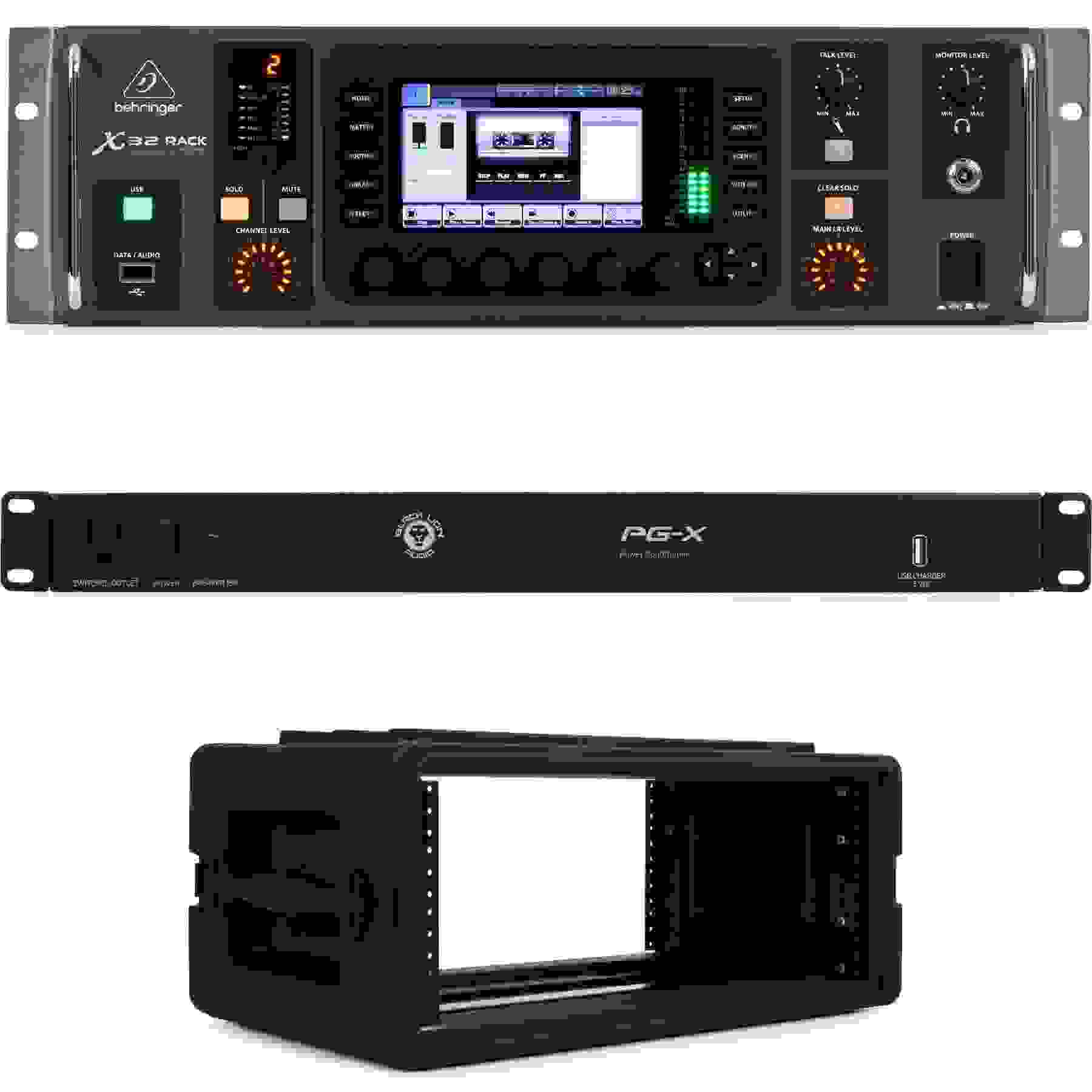 Behringer X32 Rack Digital Mixer Package with Rack Case | Sweetwater