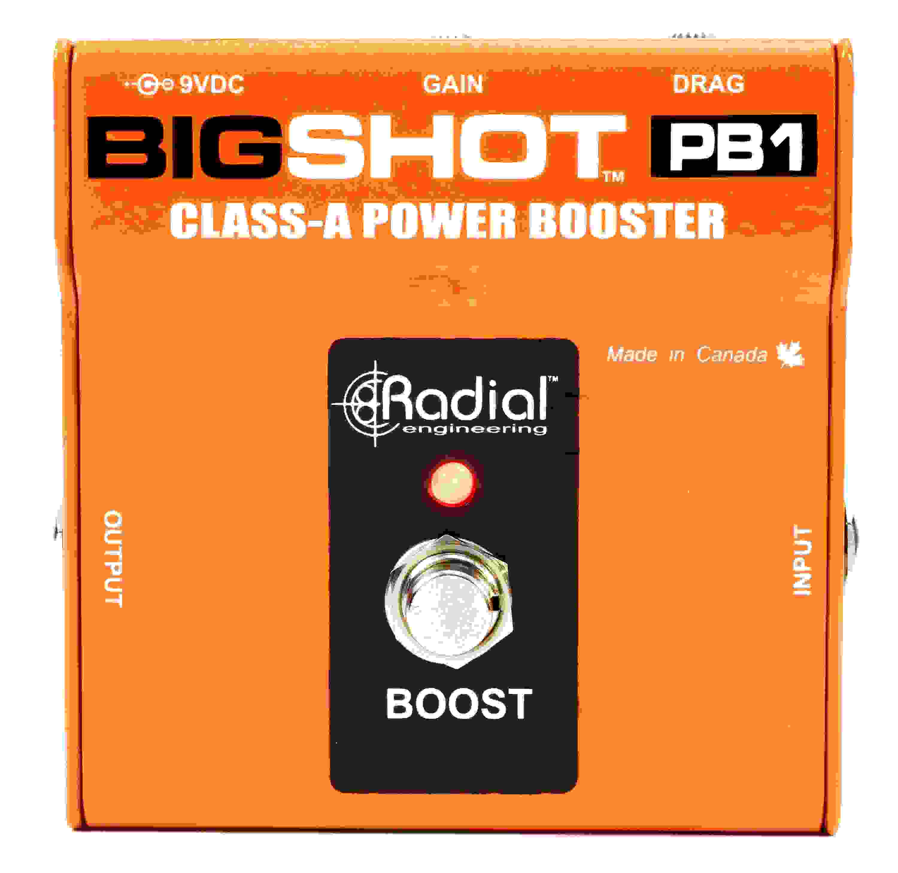 Radial Bigshot PB1 Class A Boost Pedal | Sweetwater