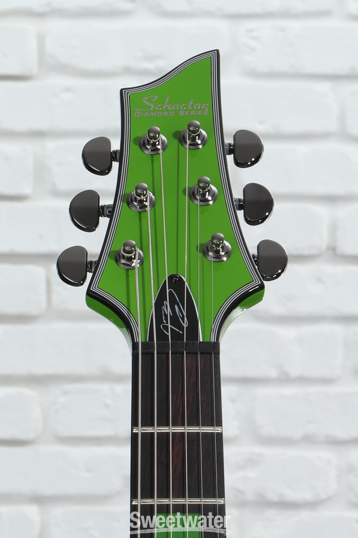 Schecter Kenny Hickey C-1 EX S Baritone Electric Guitar - Steele Green ...