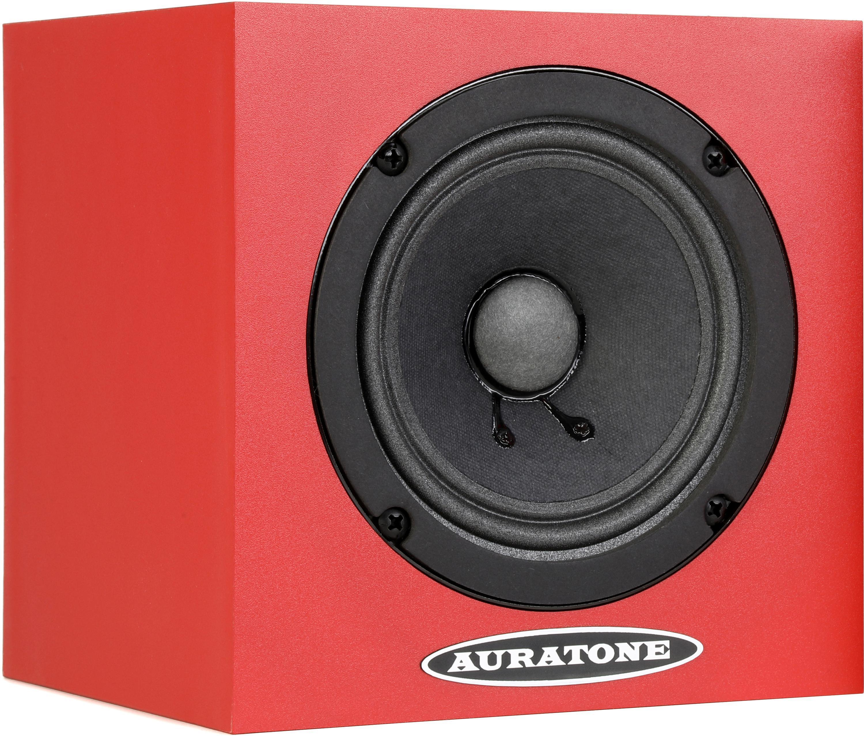 Auratone 5C Active Super Sound Cube 4.5 inch Reference Monitor - Red | Sweetwater