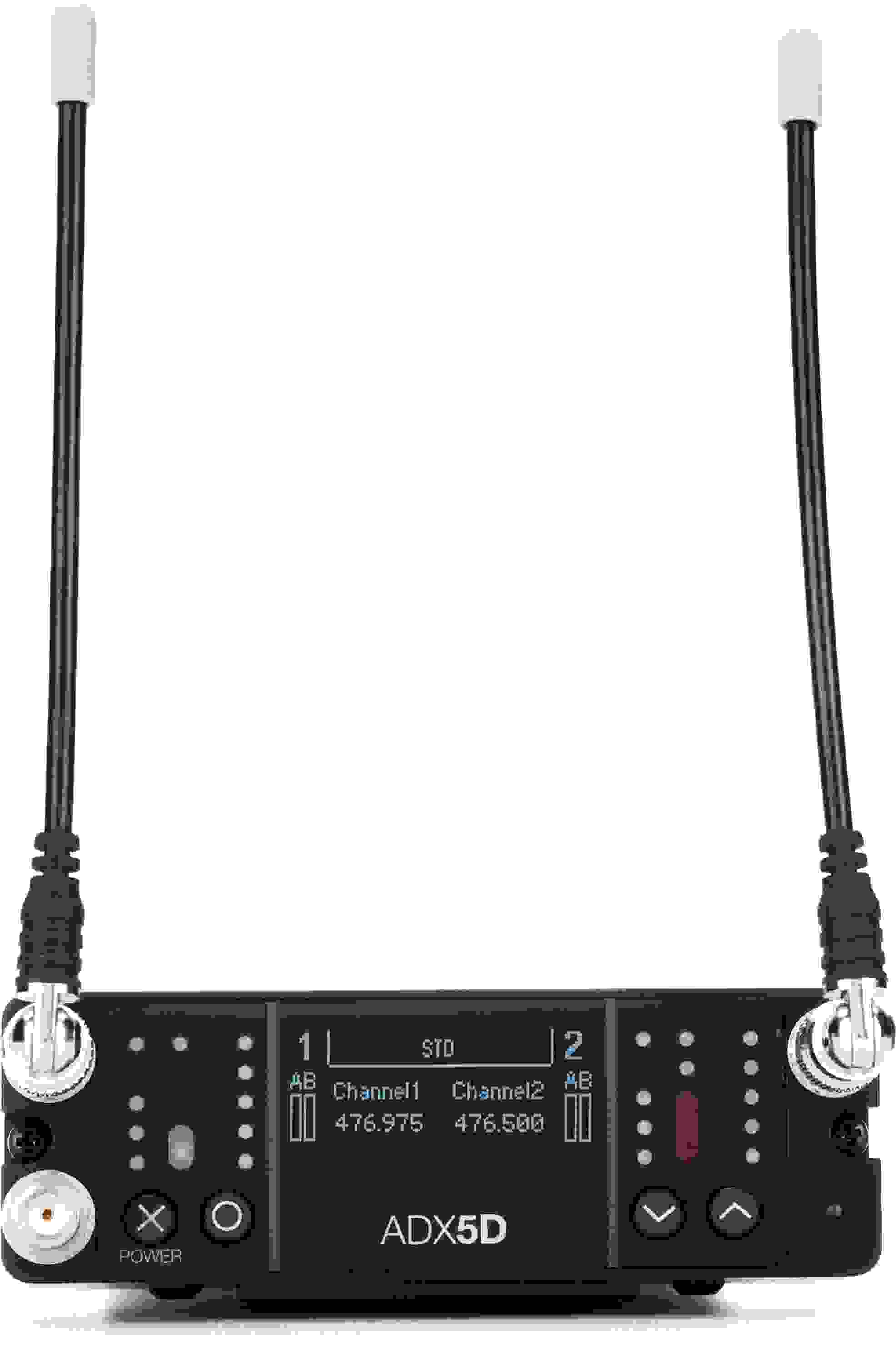 Shure ADX5D Axient Digital Dual-channel Portable Wireless Receiver | Sweetwater