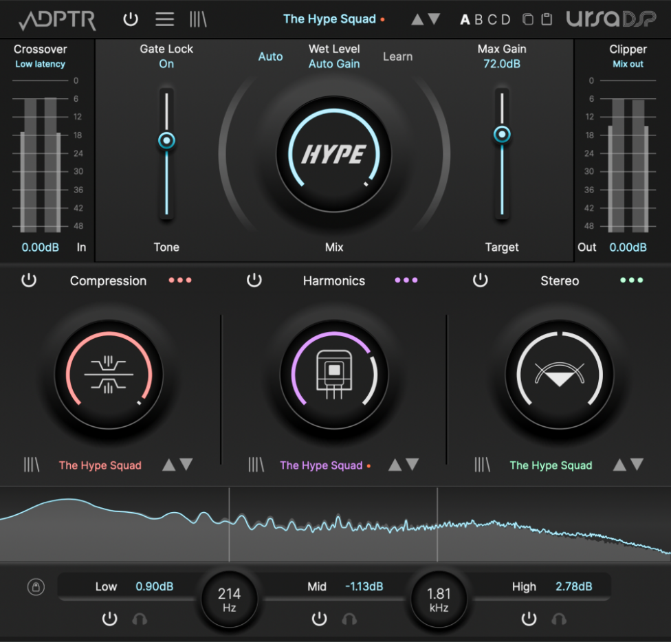 ADPTR Audio Hype Multiband Enhancer Plug-in | Sweetwater