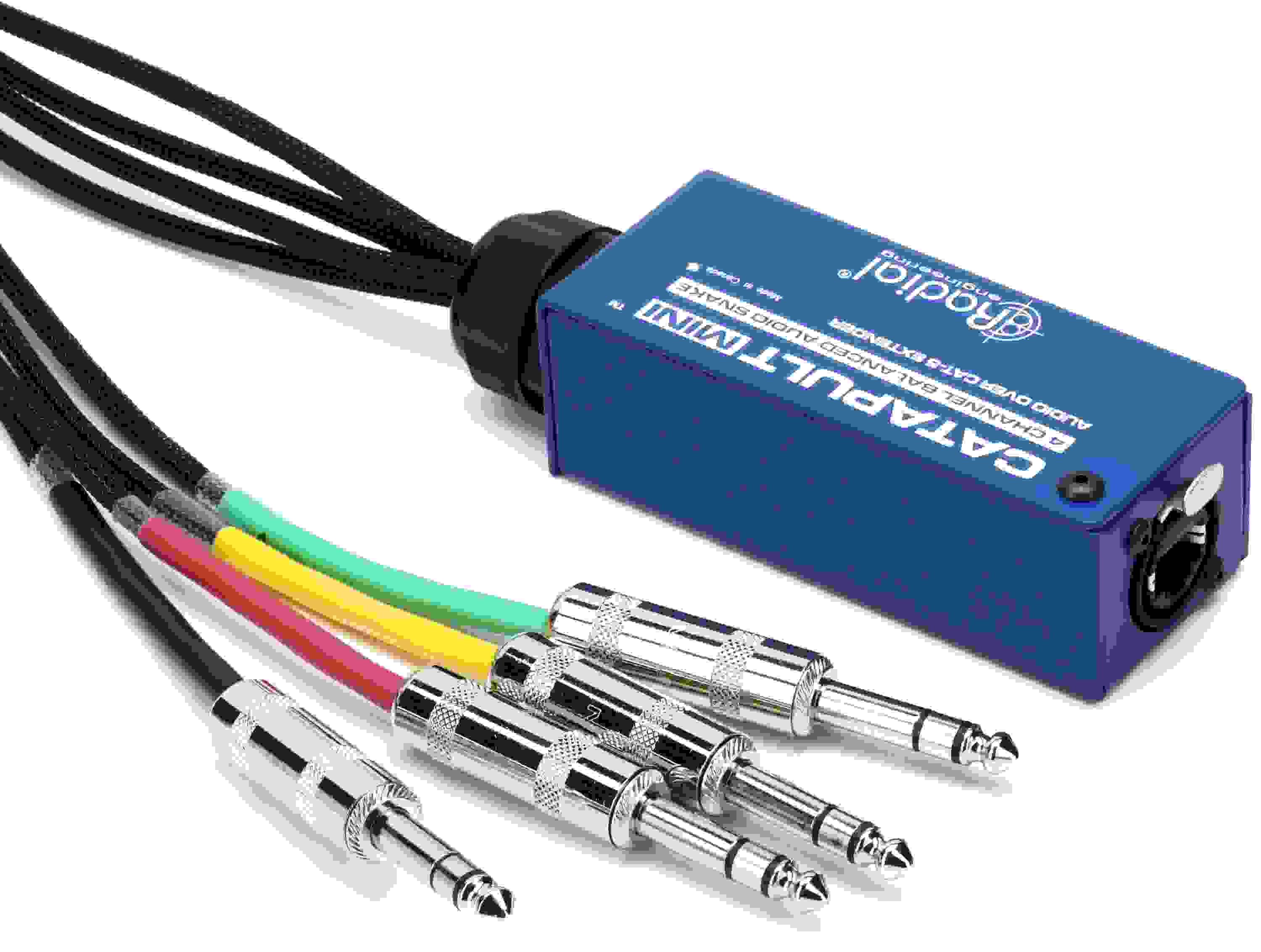 Radial Catapult Mini TRS Cat 5/6 Audio Snake Module with 1/4 inch TRS ...