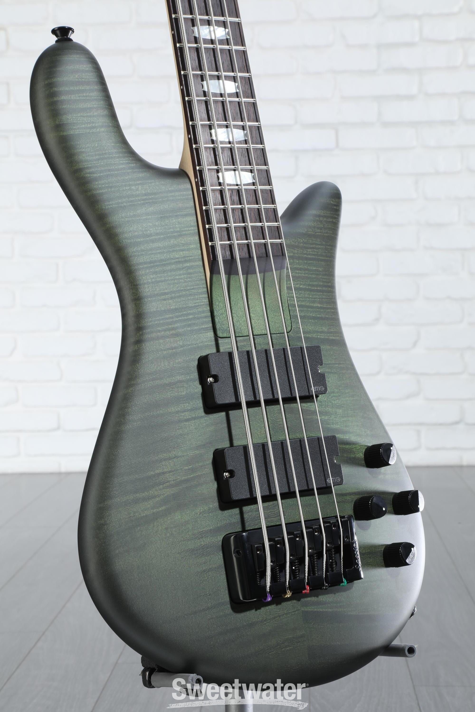 Spector Euro 5 LX Bolt-On Electric Bass Guitar - Haunted Moss | Sweetwater