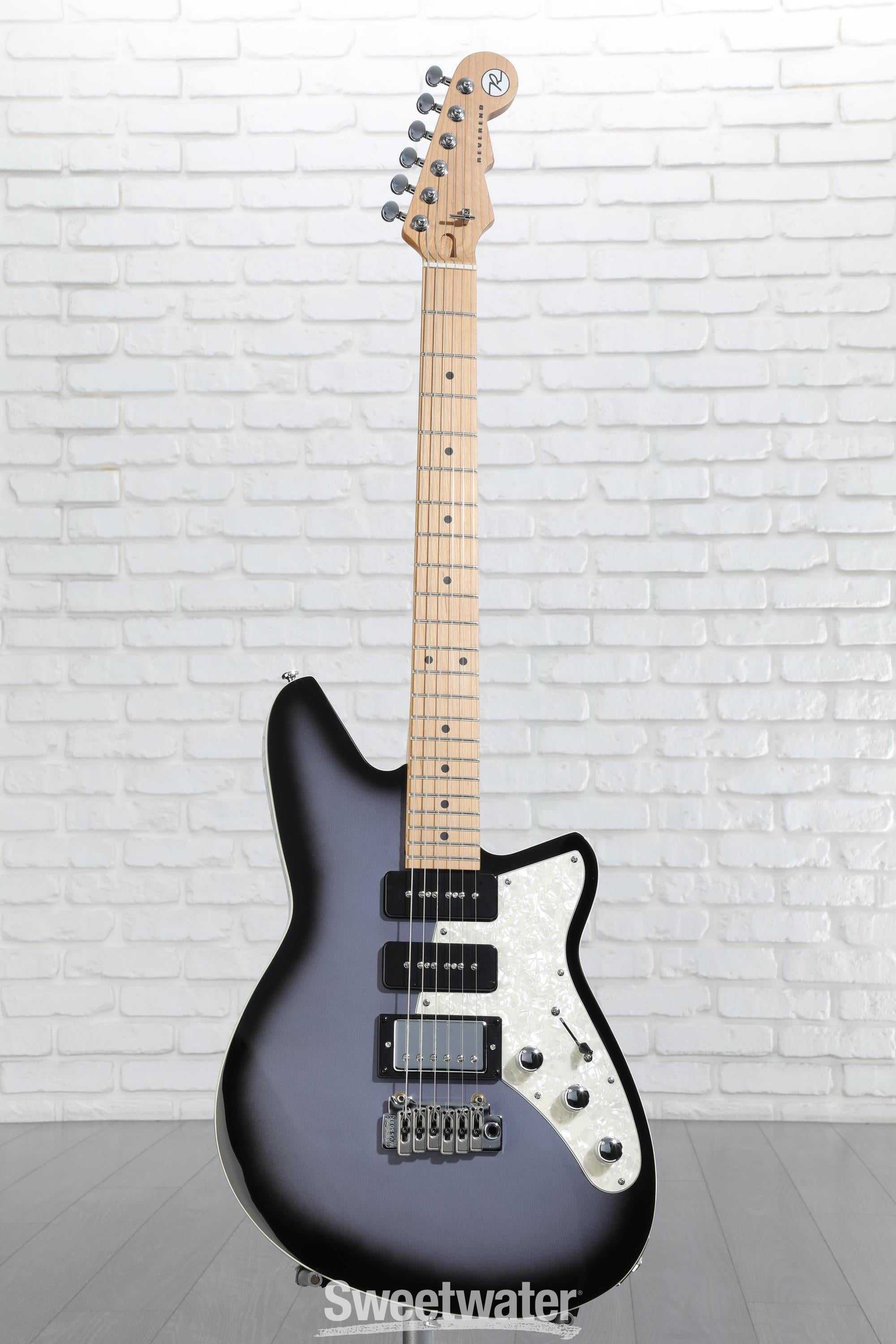 Reverend Six Gun HPP Electric Guitar - Periwinkle Burst | Sweetwater