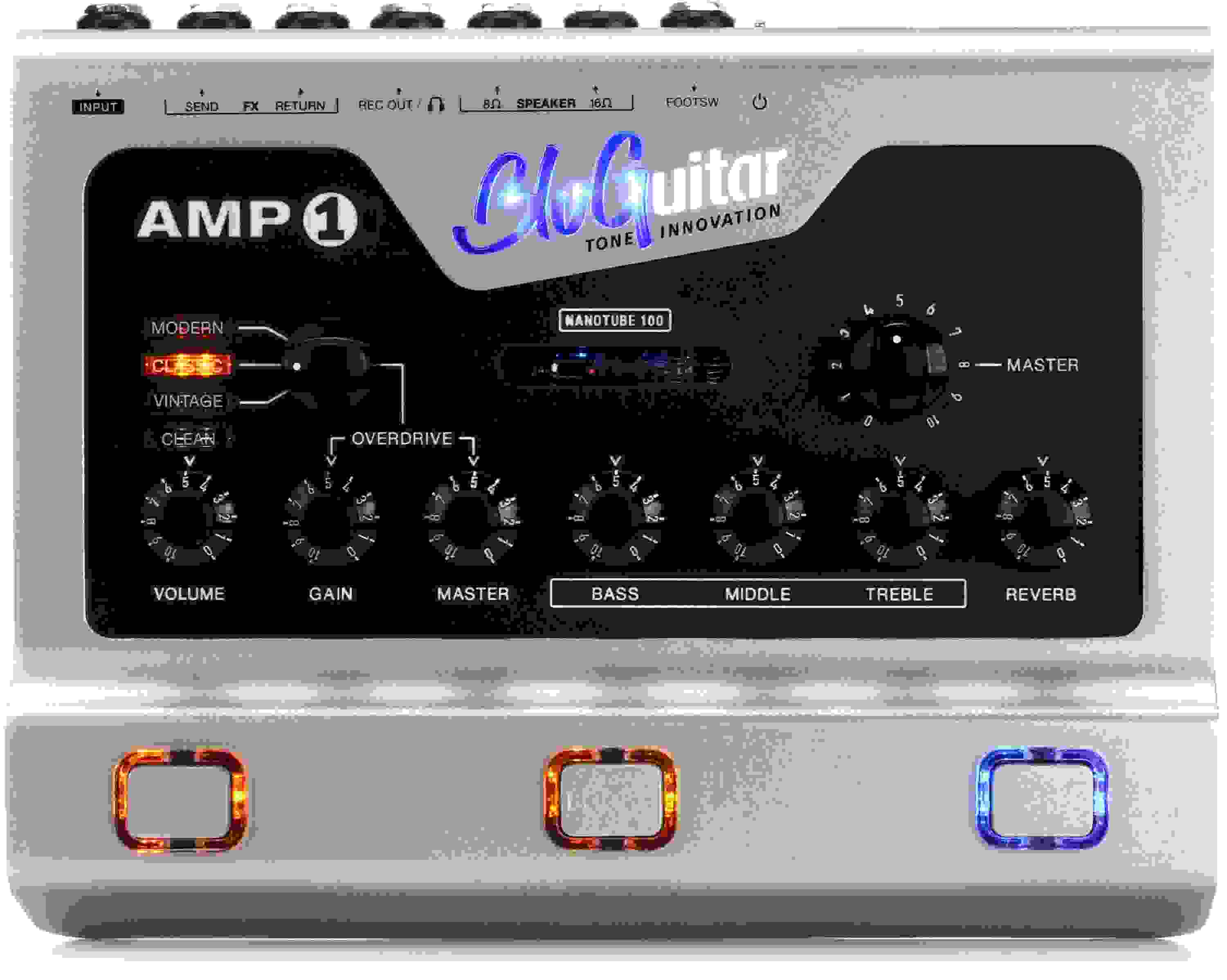 BluGuitar Amp1 Mercury Edition 100-watt Pedalboard Amp with Nanotube ...