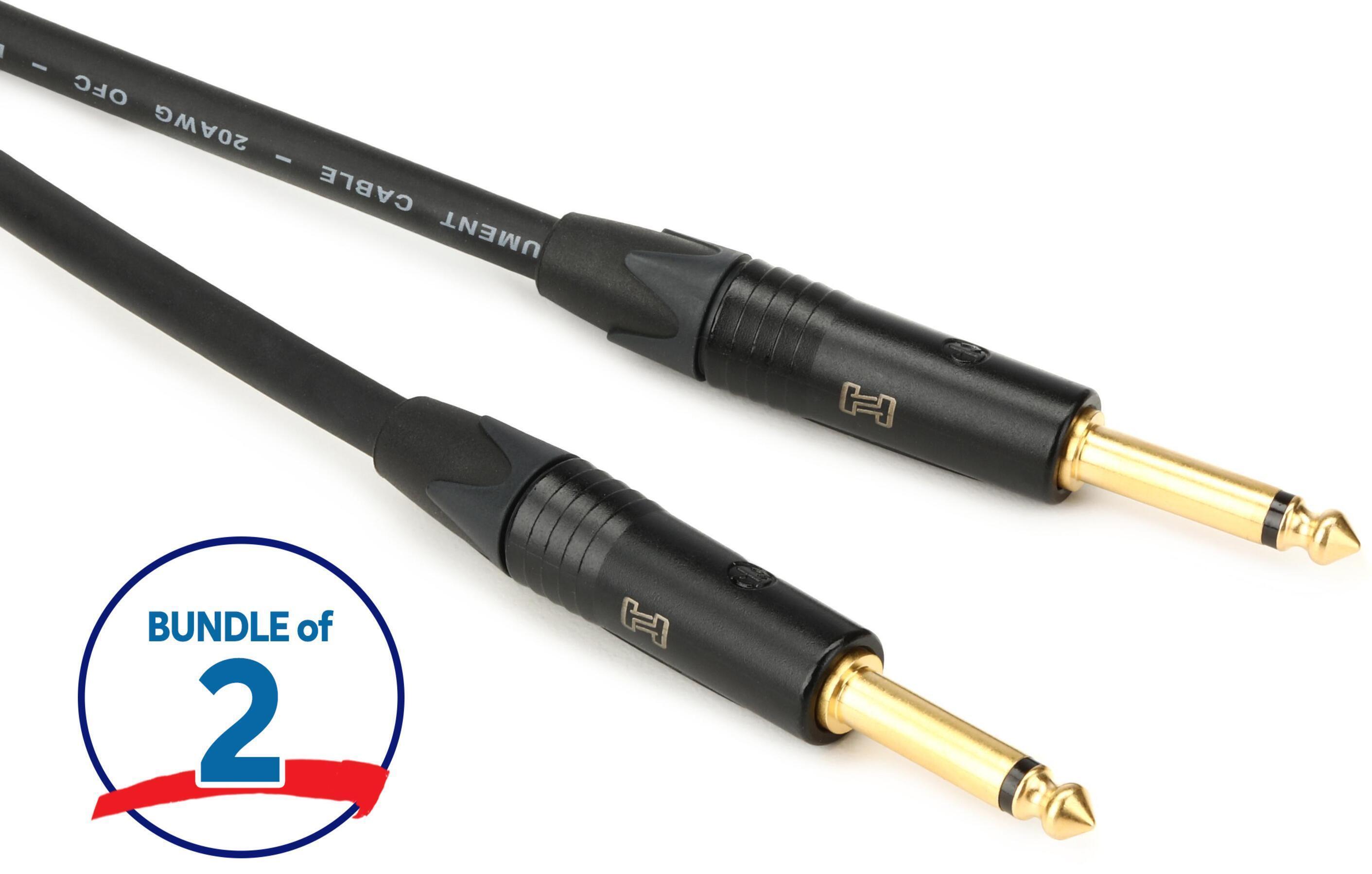 Hosa CGK-025 Edge Instrument Cable - 25 foot (2-Pack) | Sweetwater