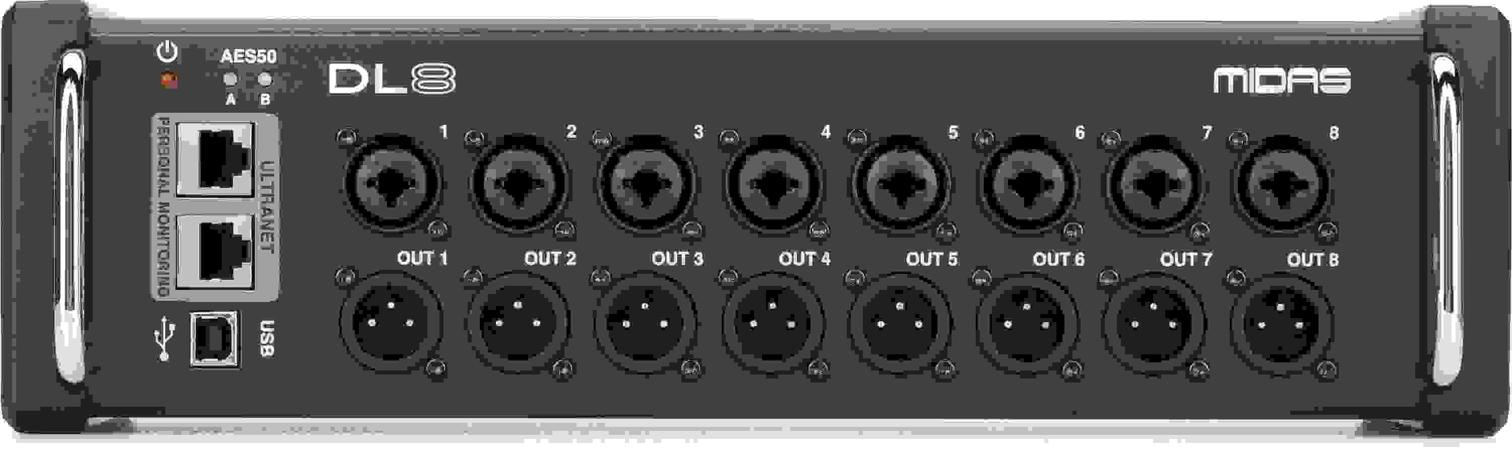 Midas DL8 8-in/8-out Stage Box | Sweetwater