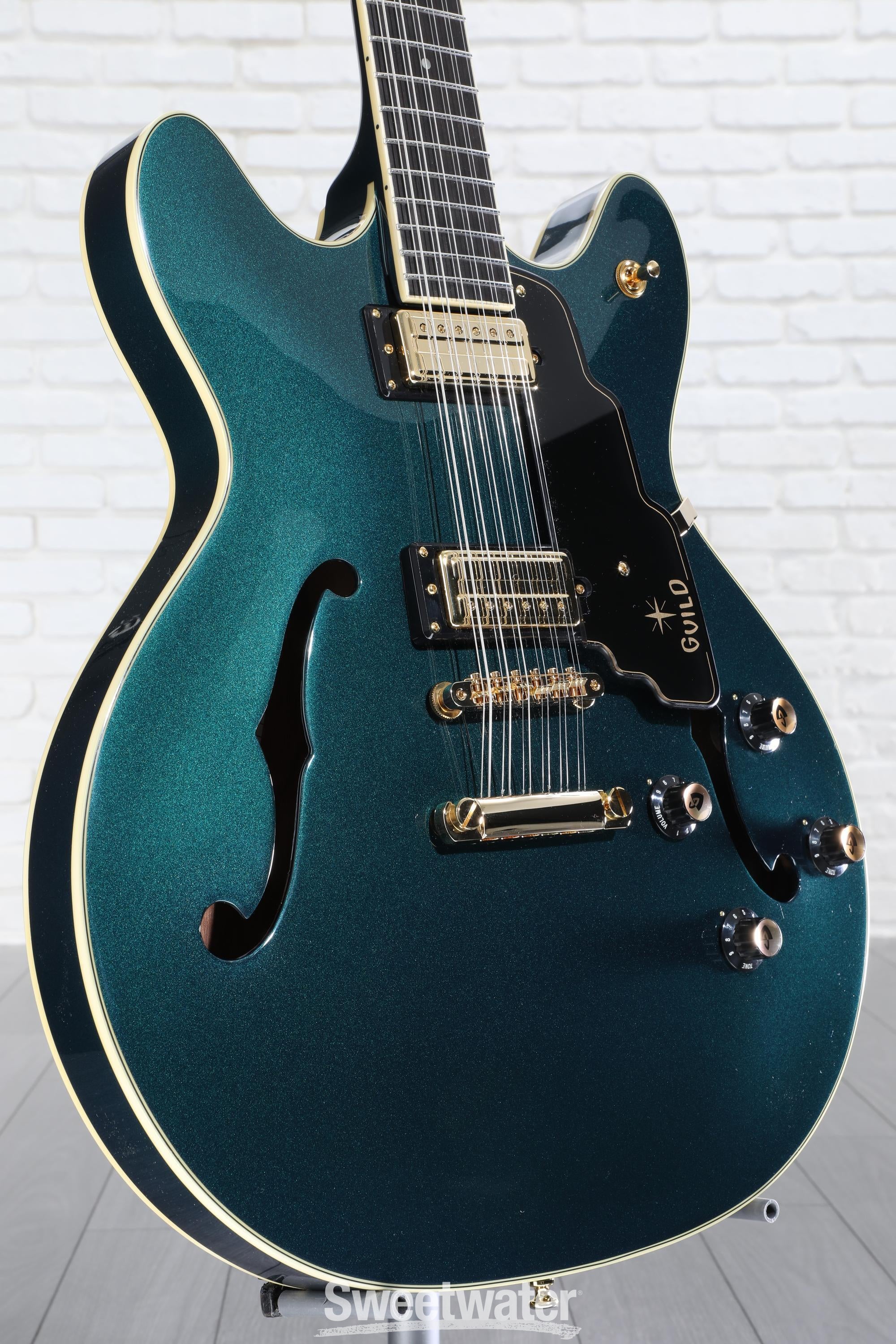Guild Starfire IV 12-string Semi-hollow Electric Guitar - Crater Lake ...