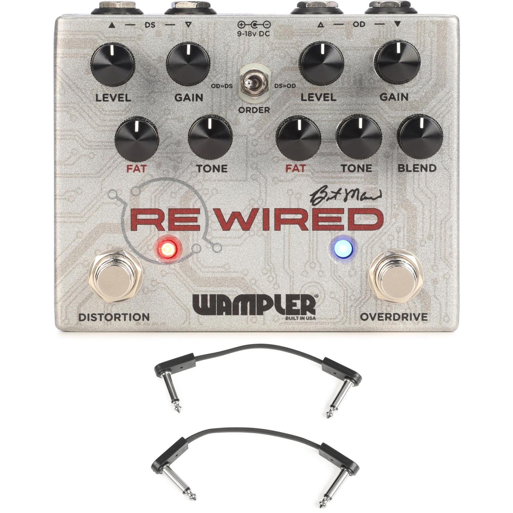 Wampler ReWired Brent Mason Signature Overdrive and Distortion Pedal ...
