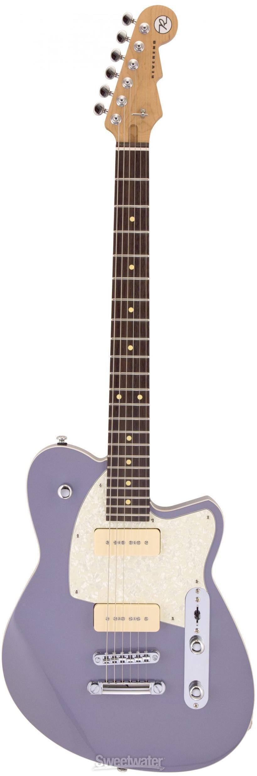Reverend Charger 290 Solidbody Electric Guitar - Periwinkle | Sweetwater