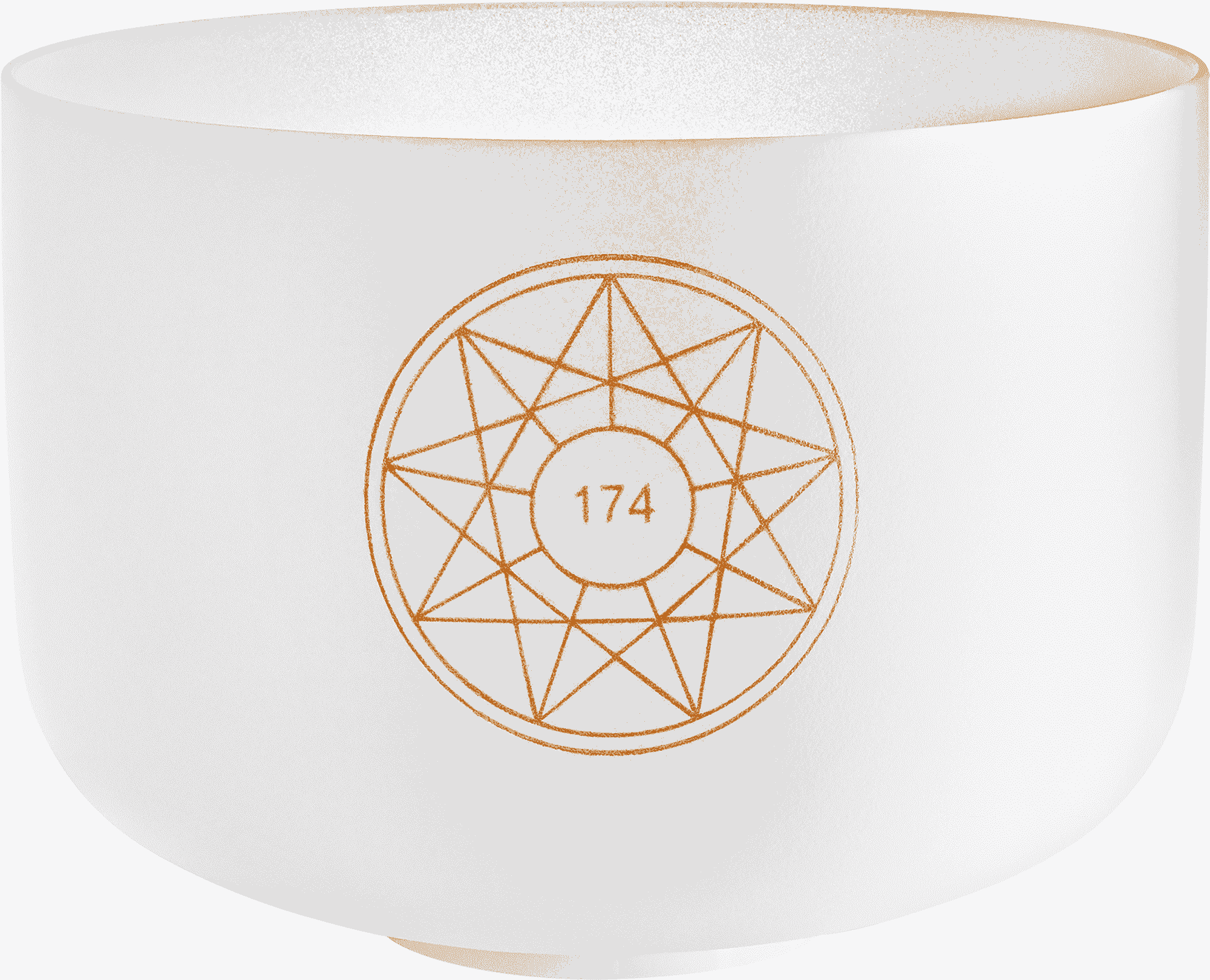 Meinl Sonic Energy Solfeggio Crystal Singing Bowl - 174, F | Sweetwater