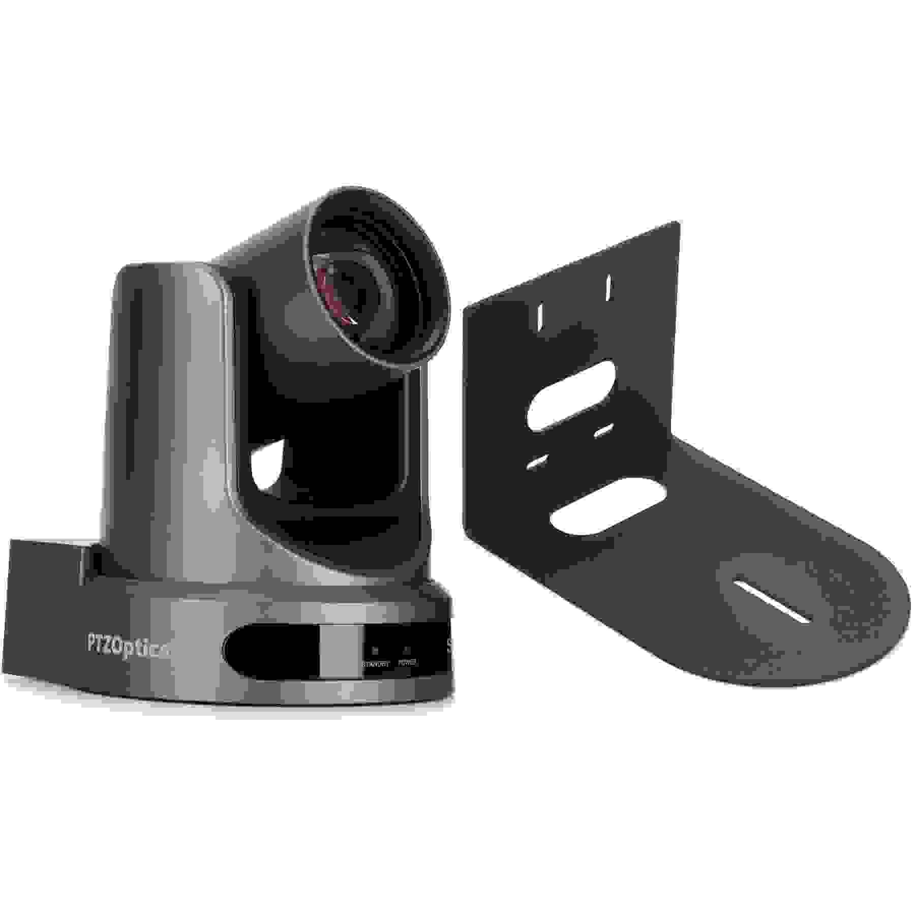 PTZOptics Move SE 12X Optical Zoom PTZ Camera with Wall Mount - Grey ...