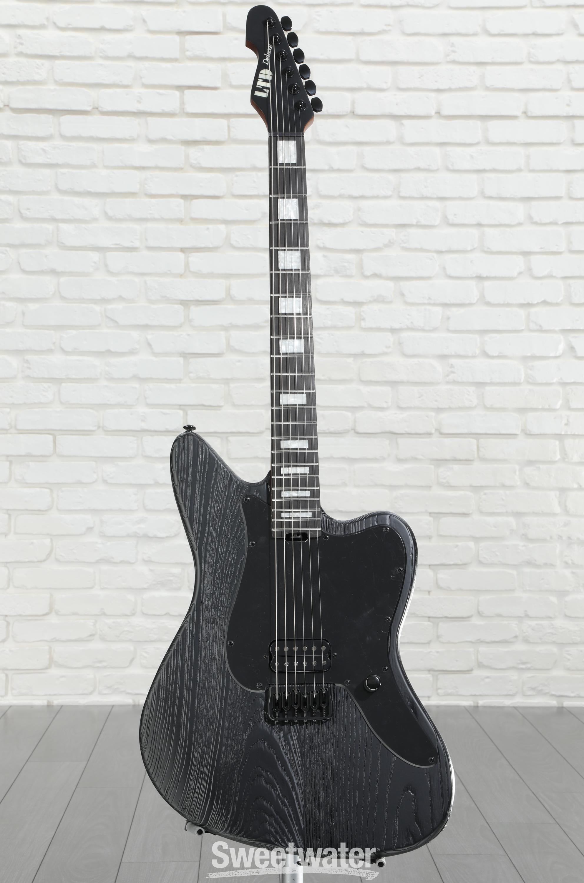 ESP LTD XJ-1 HT Electric Guitar - Black Blast | Sweetwater