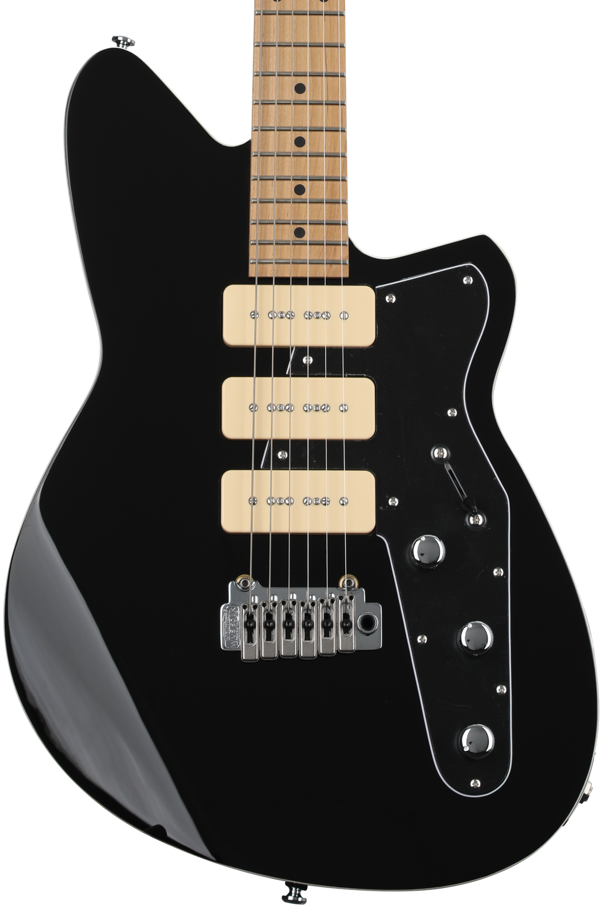 Reverend Jetstream 390 Solidbody Electric Guitar - Midnight Black ...