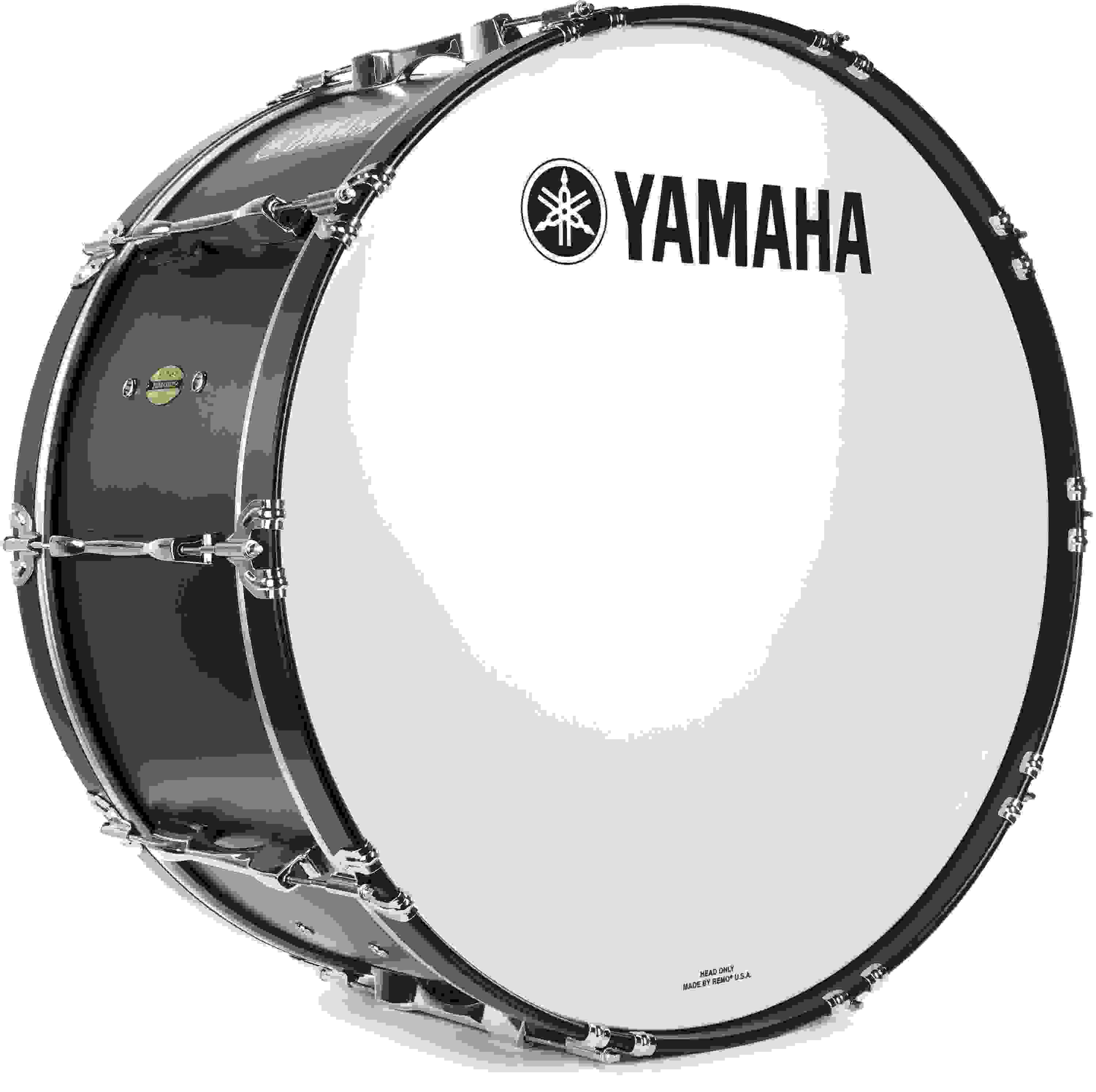 Yamaha 8300 Field Corps Series 30 Inch Marching Bass Drum Black