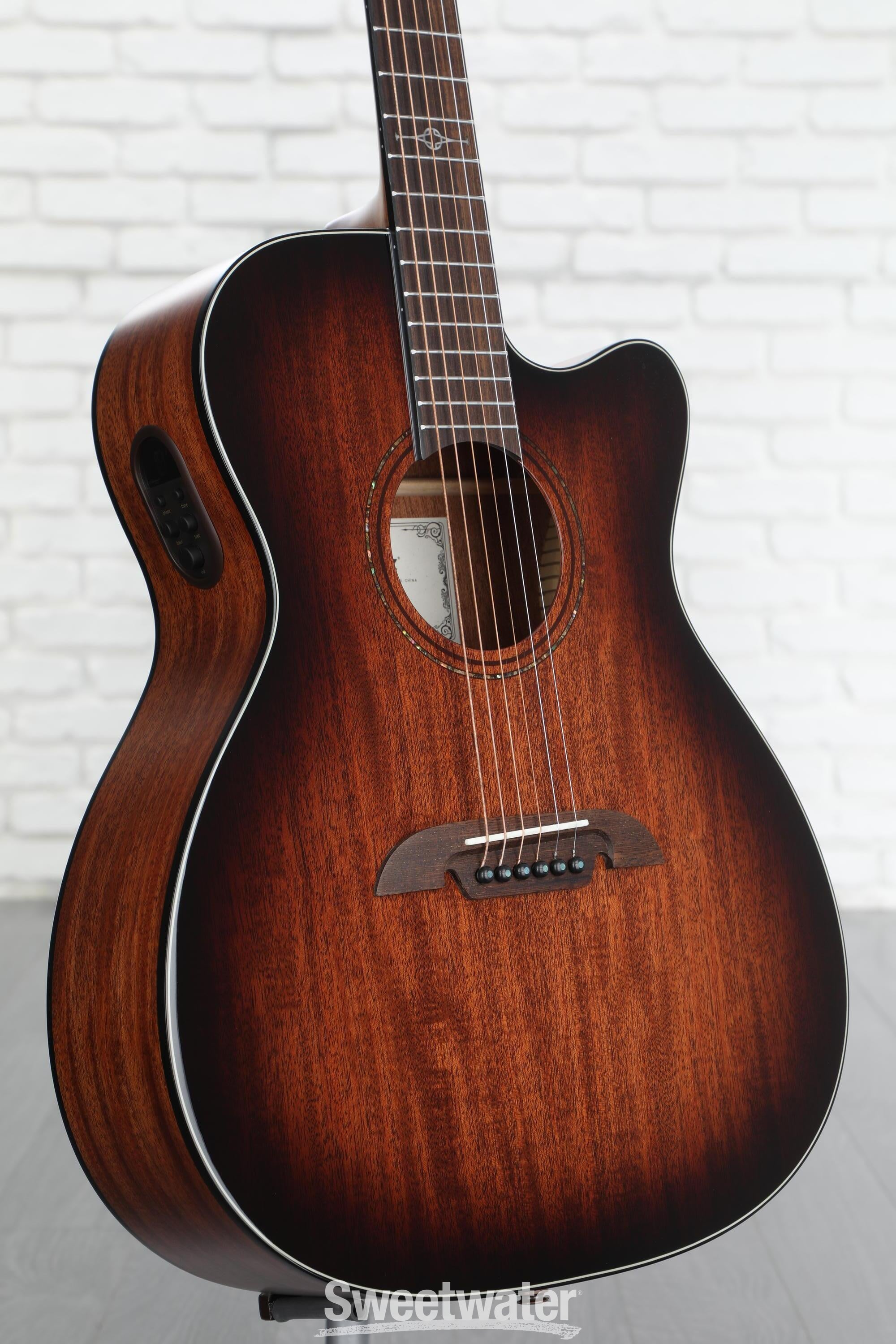 Alvarez AF66ce Shadowburst Acoustic-electric Guitar - Shadowburst ...