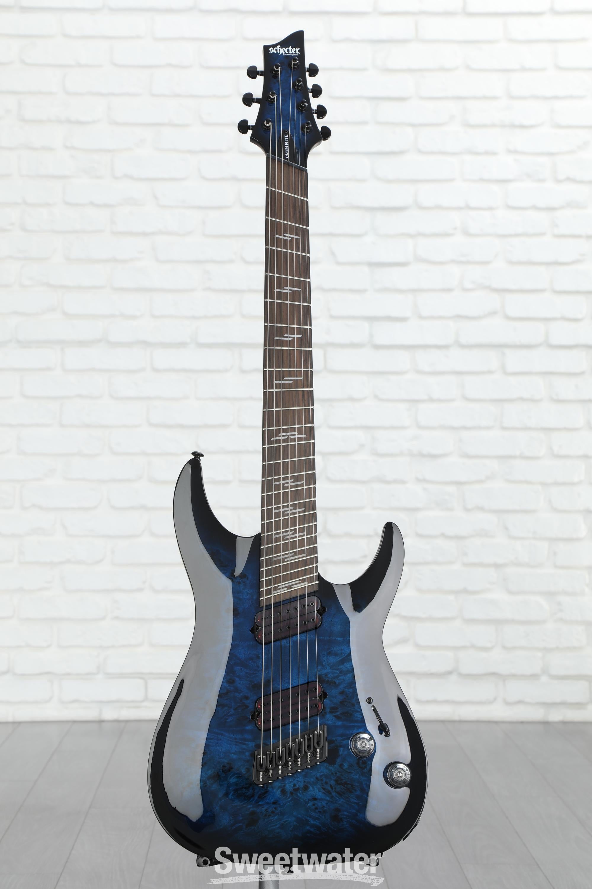 Schecter Omen Elite-7 Multiscale 7-string Electric Guitar - See Through ...