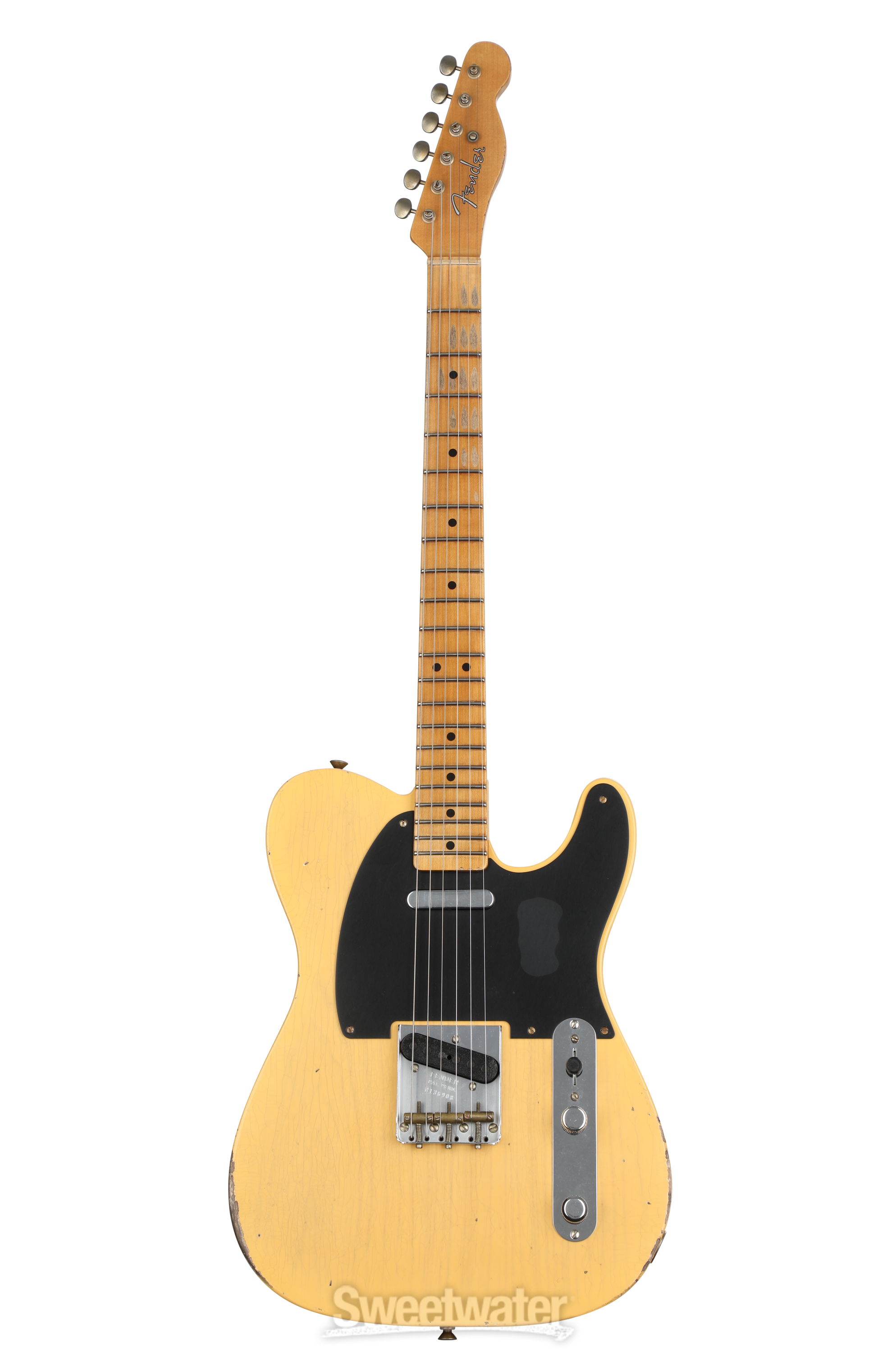Fender Custom Shop '50-'51 Blackguard Telecaster Relic Electric Guitar ...