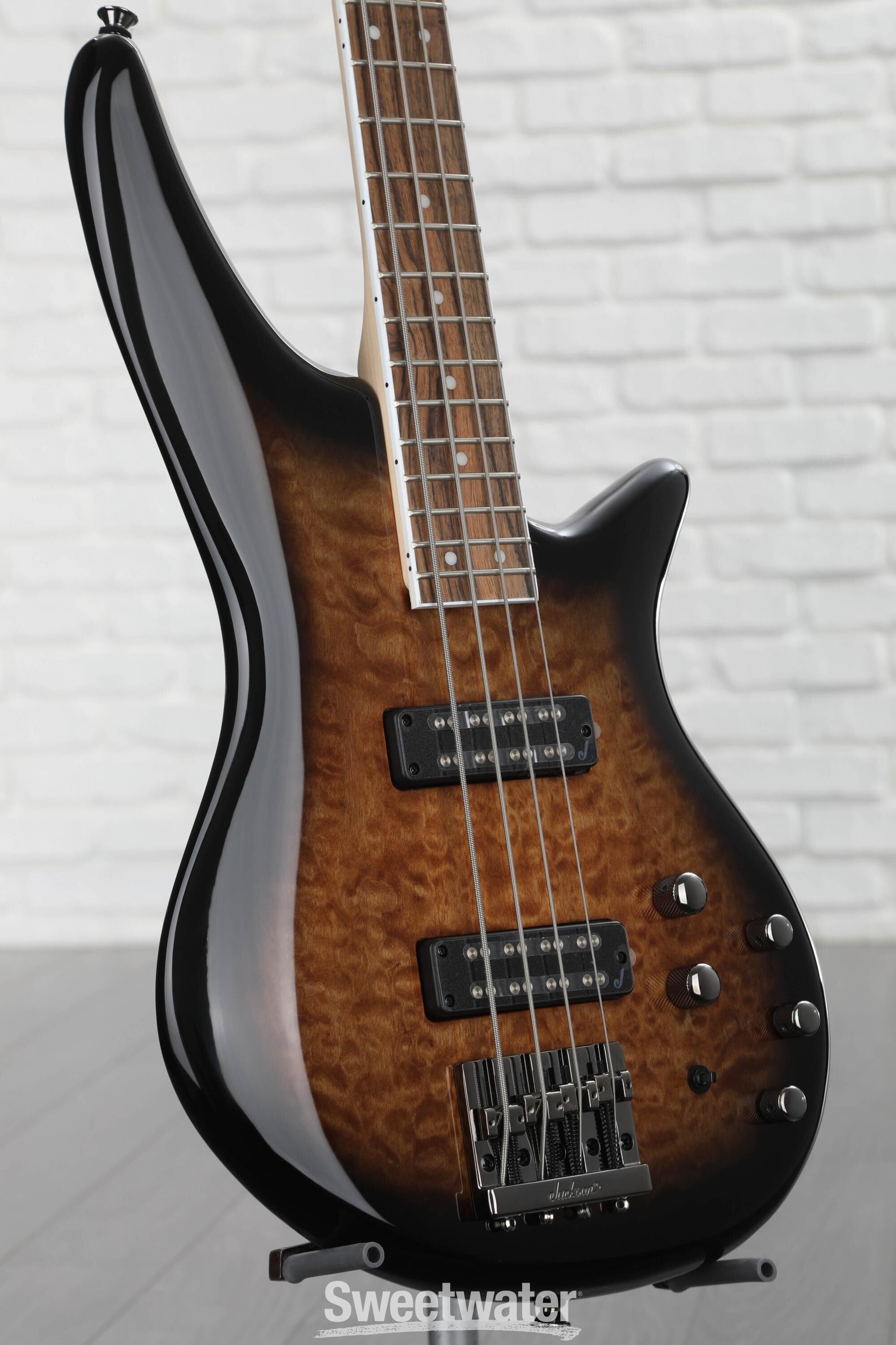 Jackson Spectra JS3Q Bass Guitar - Dark Sunburst | Sweetwater