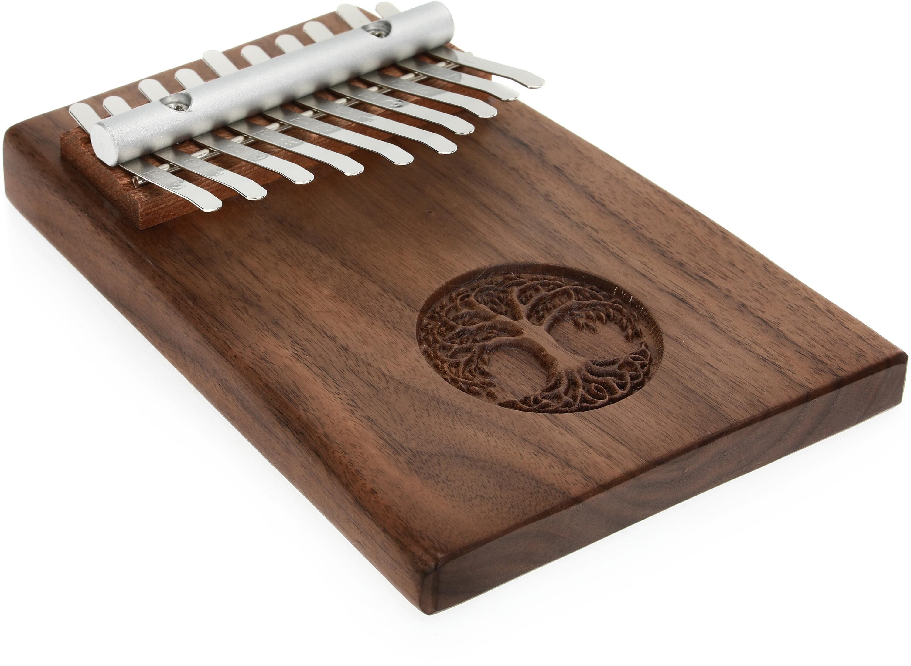 Meinl Sonic Energy Solid Kalimba - 10-Note - Black Walnut | Sweetwater