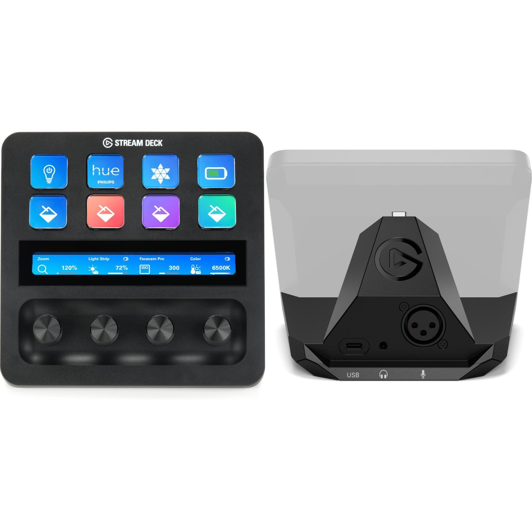 Elgato Stream Deck + Customizable Desktop Interface with XLR Dock ...